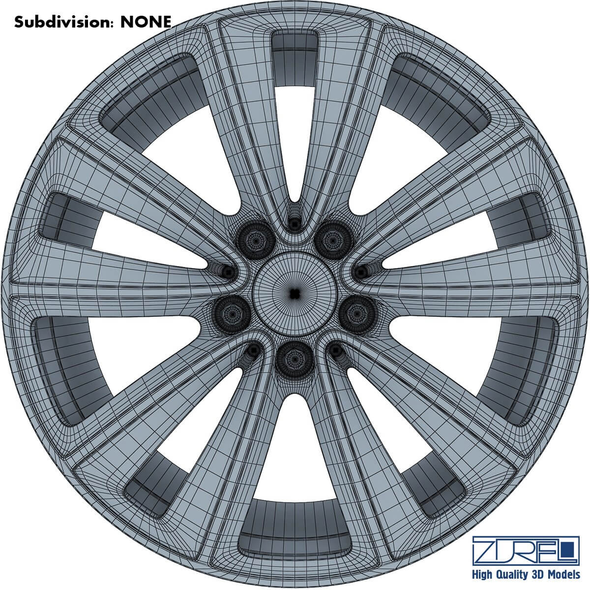 Car Rim Wheel Collection Volume 2 - 3D Model by Zurel