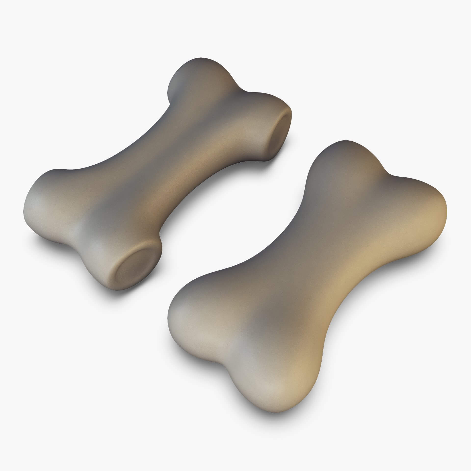 Cartoon Bones V 1 - 3D Model by Zurel