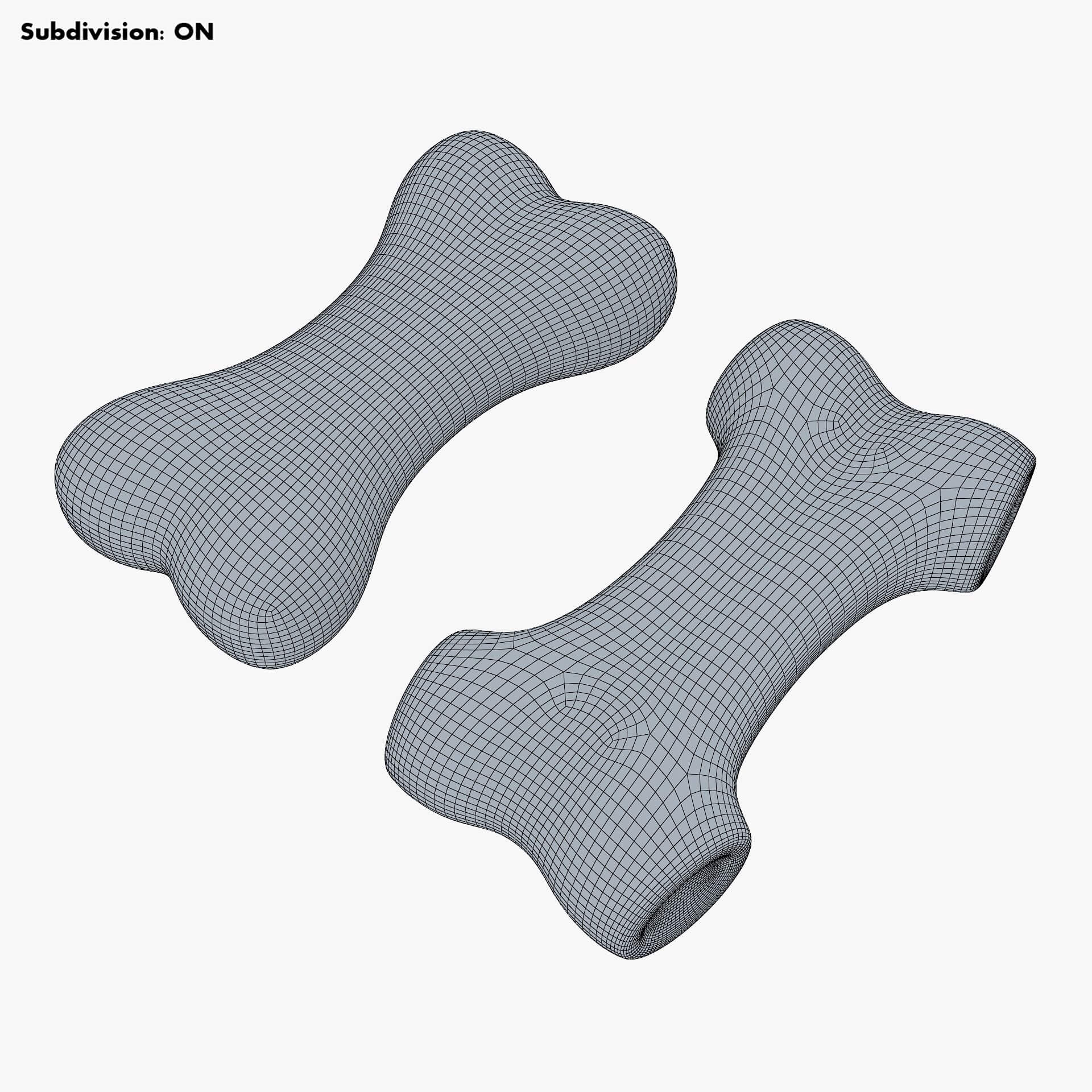 Cartoon Bones V 1 - 3D Model by Zurel