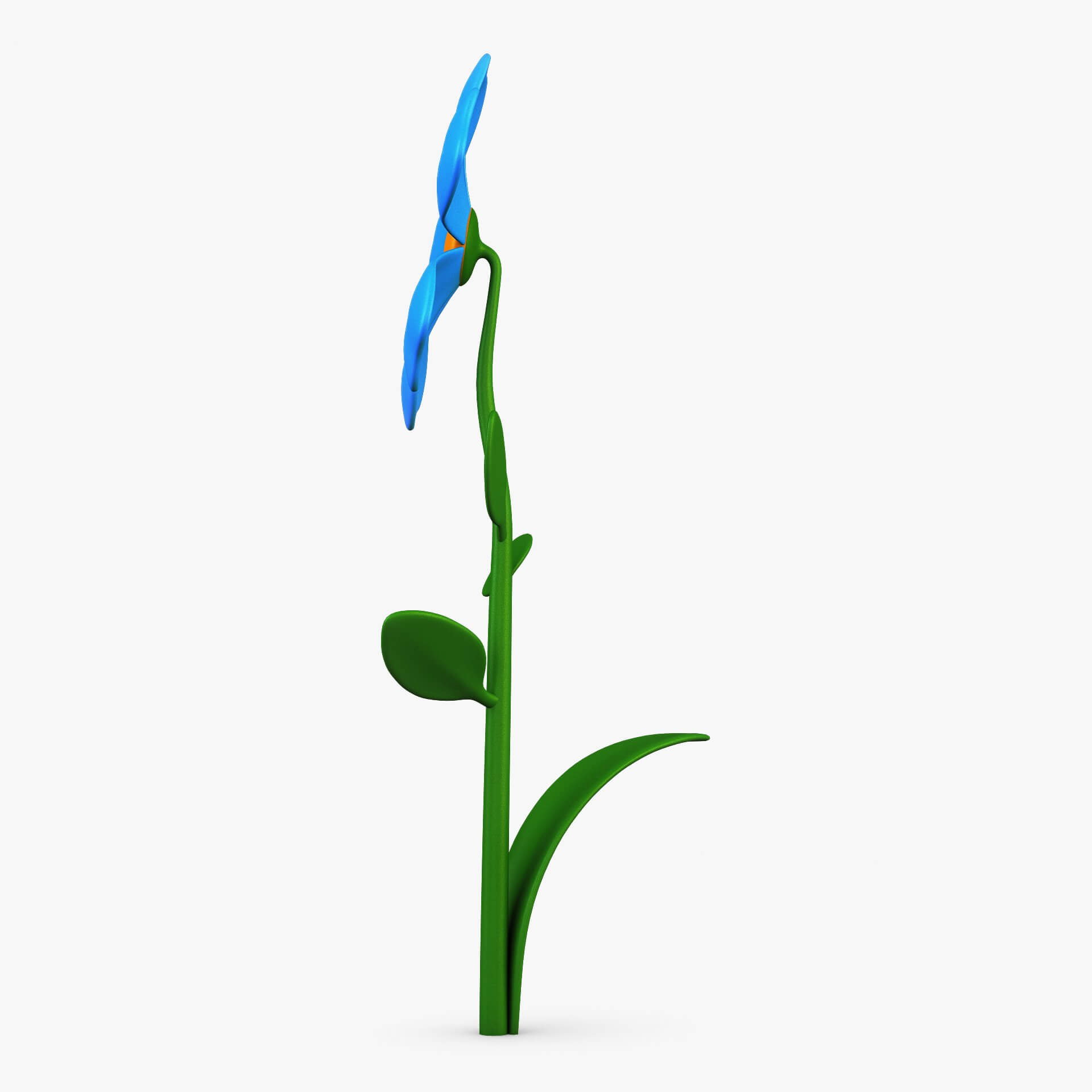 Cartoon Flower V 2 - 3D Model by Zurel