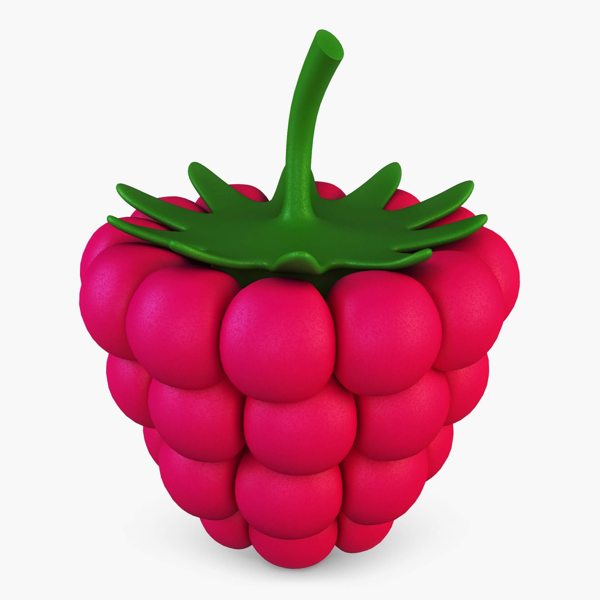 Cartoon Raspberry V 1 - 3D Model by Zurel