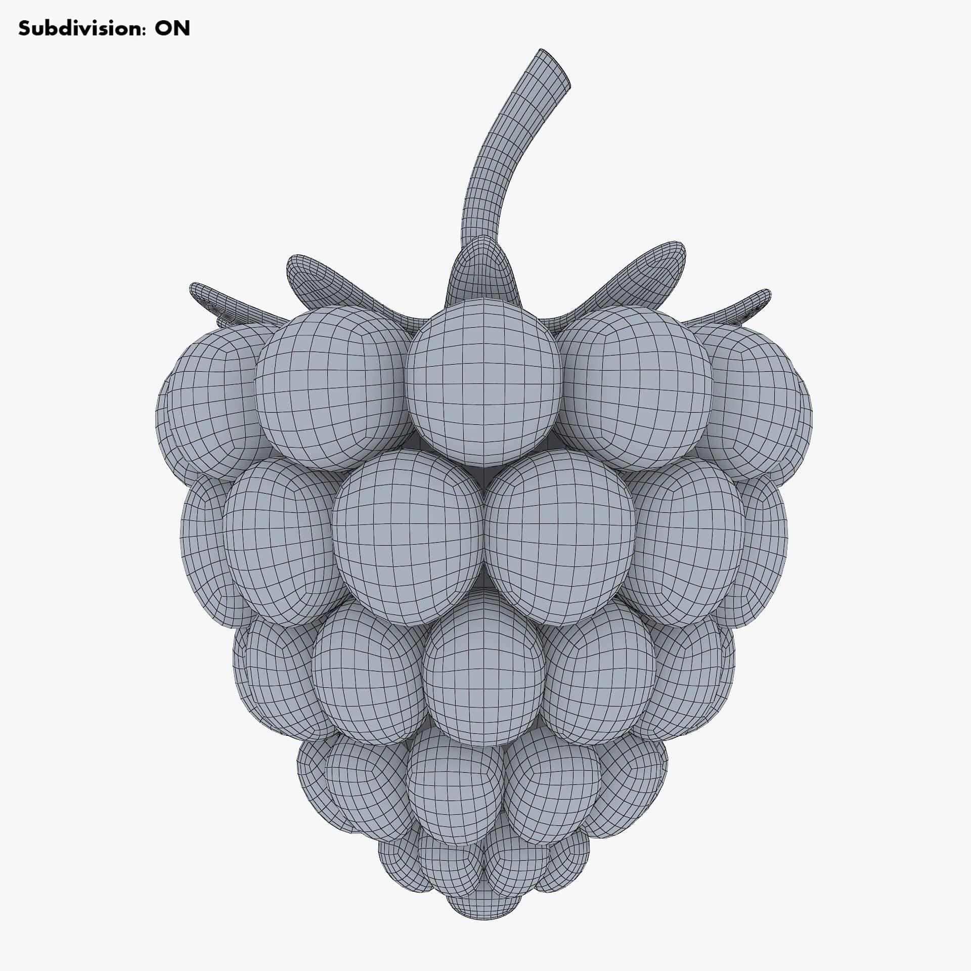 Cartoon Raspberry V 2 - 3D Model by Zurel