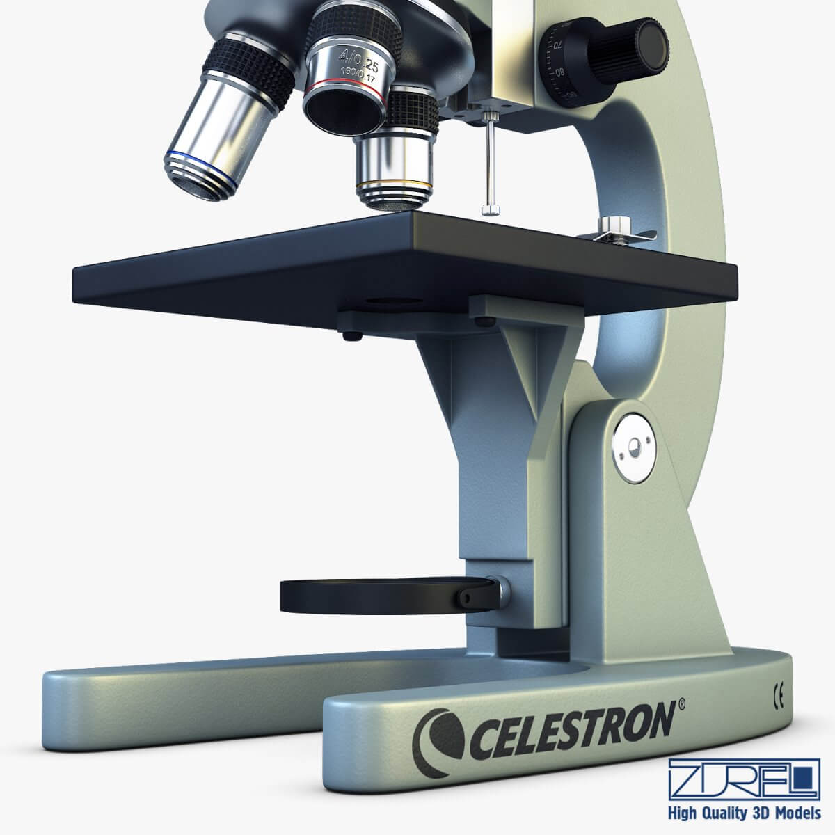 Celestron Laboratory Biological Microscope - 3D Model by Zurel