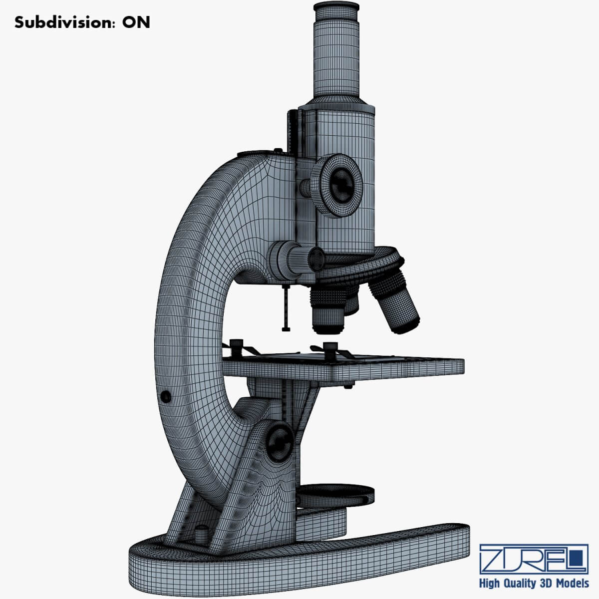 Celestron Laboratory Biological Microscope - 3D Model by Zurel