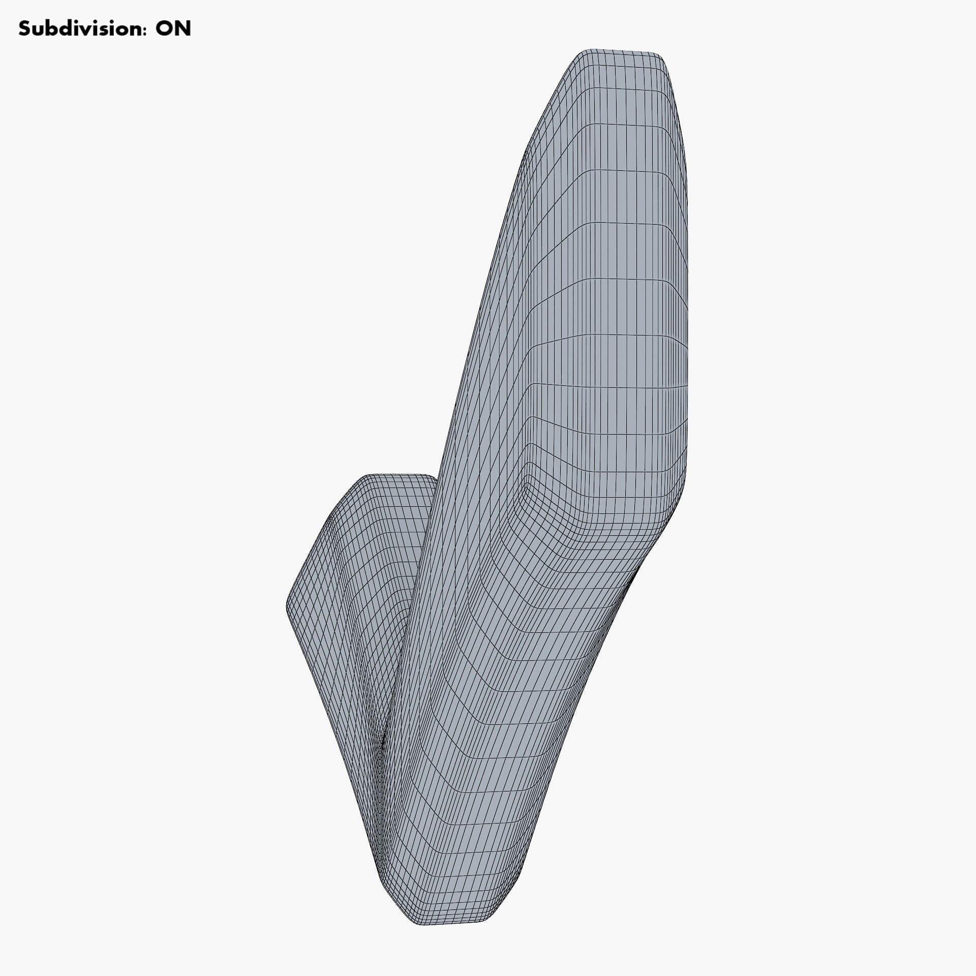 Check Mark V 1 - 3D Model by Zurel