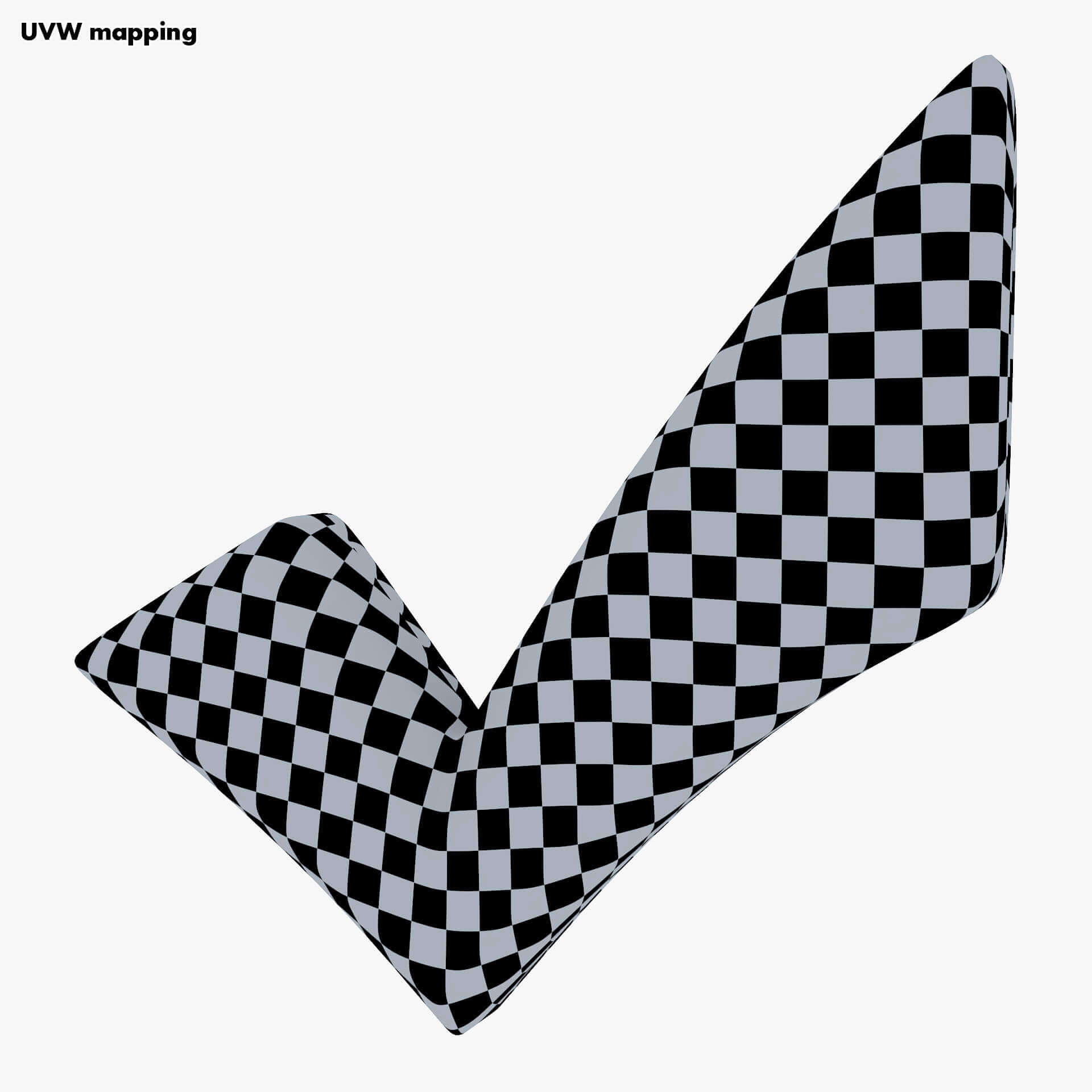 Check Mark V 1 - 3D Model by Zurel