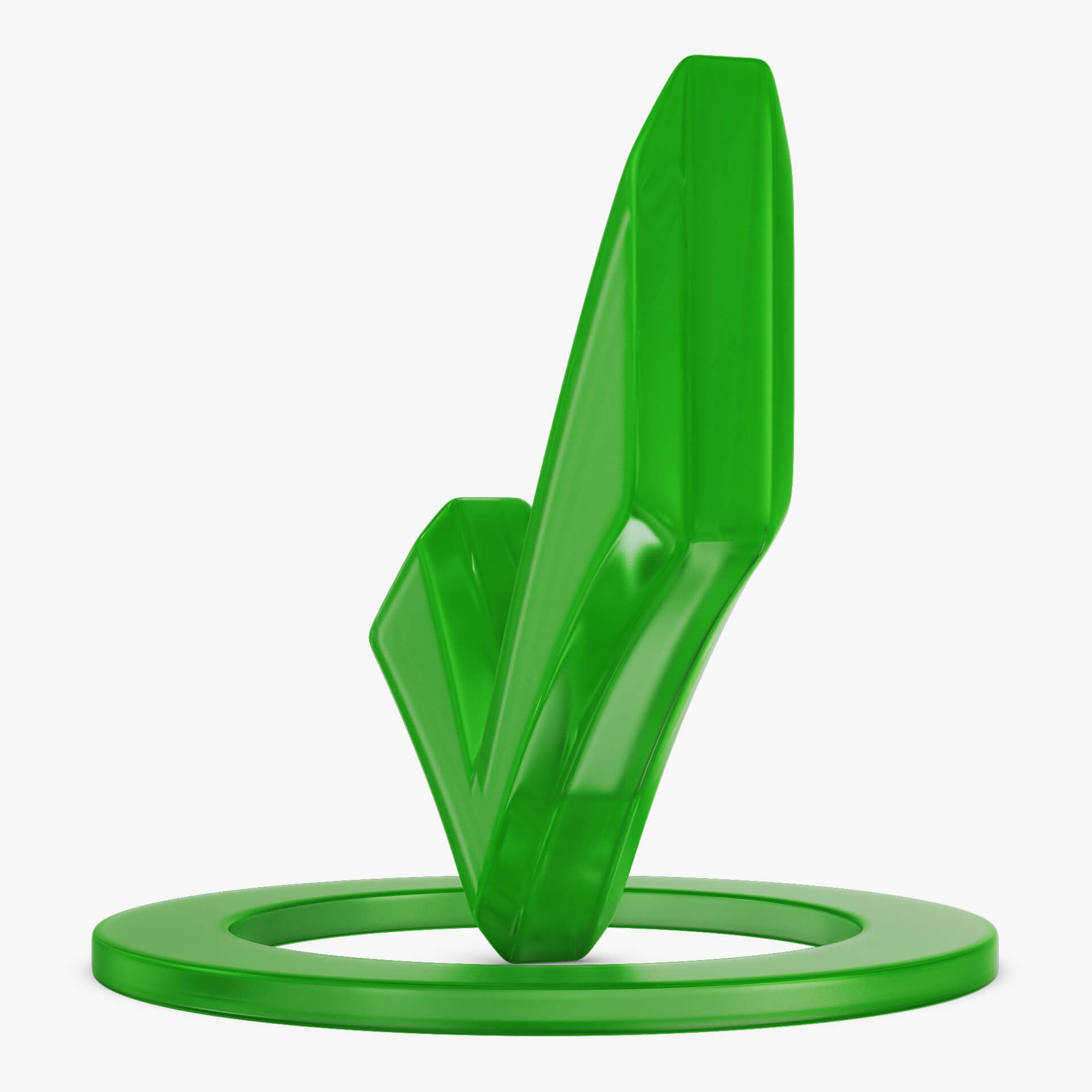 Check Mark V 2 - 3D Model by Zurel