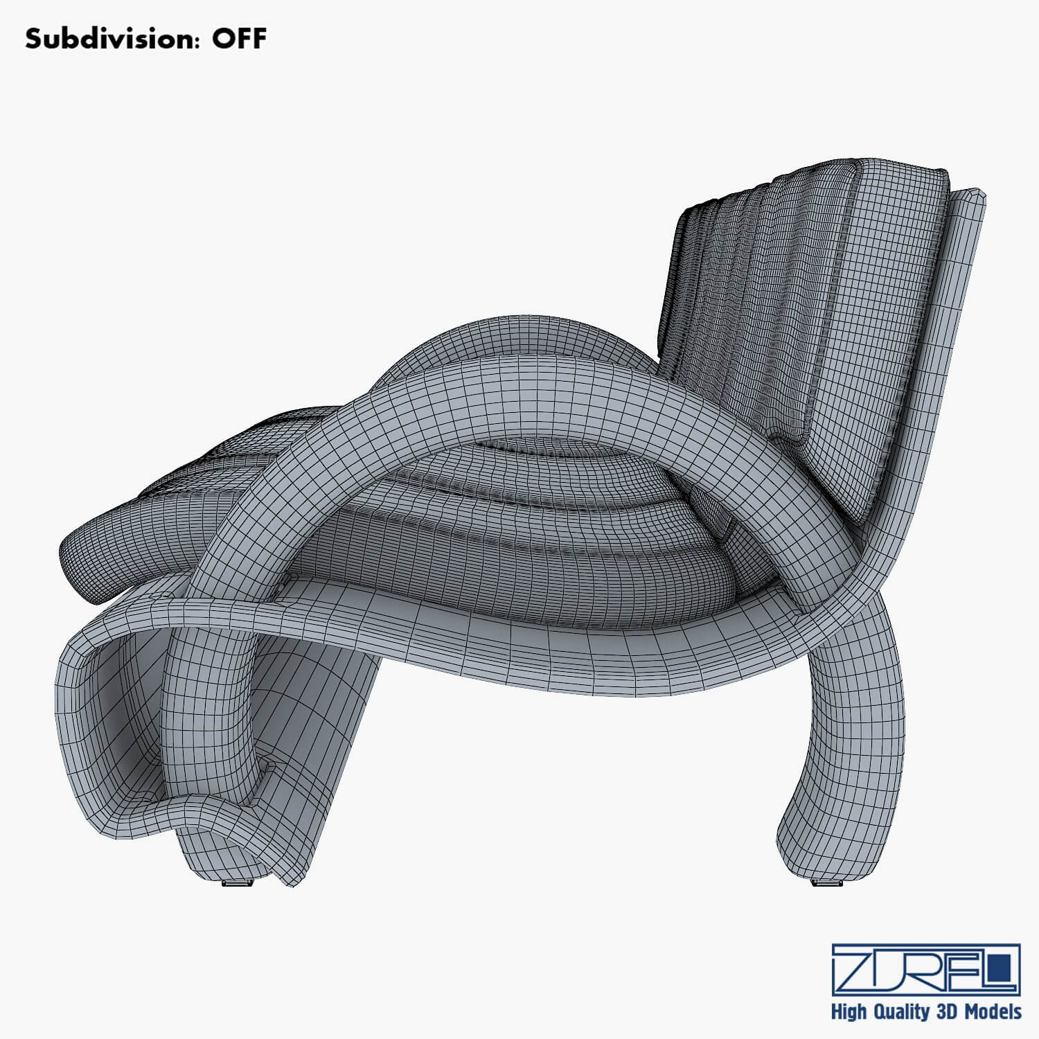 Chess Sofa - 3D Model by Zurel