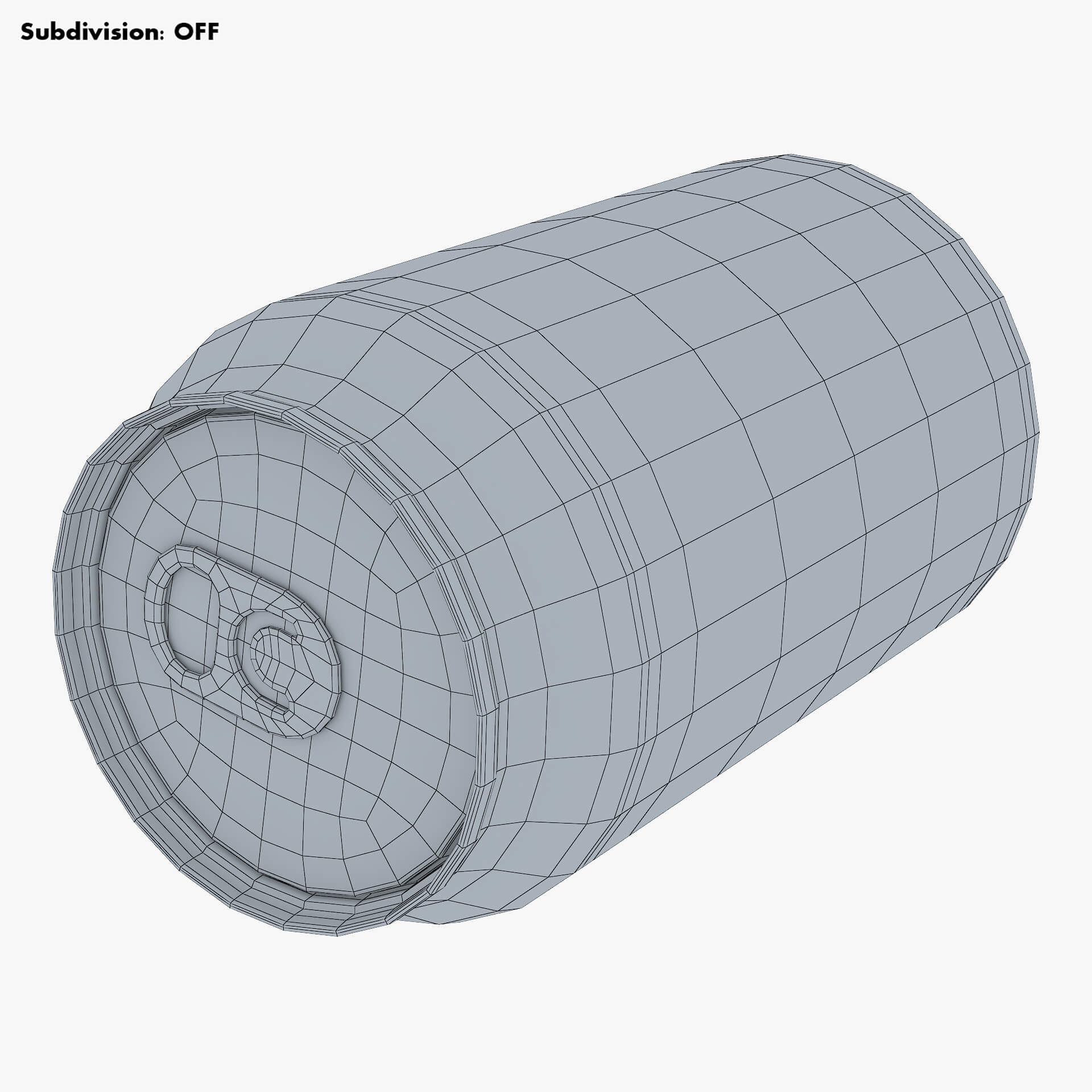 Citrus Day Lemon Soda Can 330ml Simple M 1 - 3D Model by Zurel