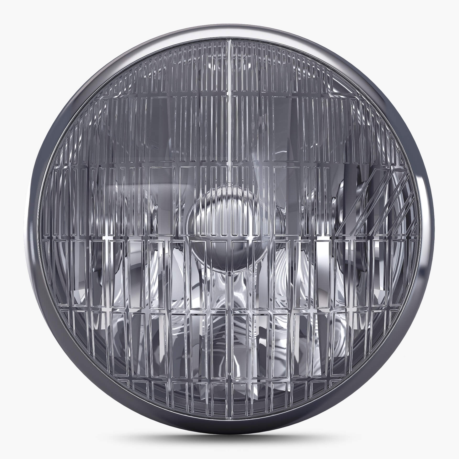 Classic Round Headlight V 1 - 3D Model by Zurel