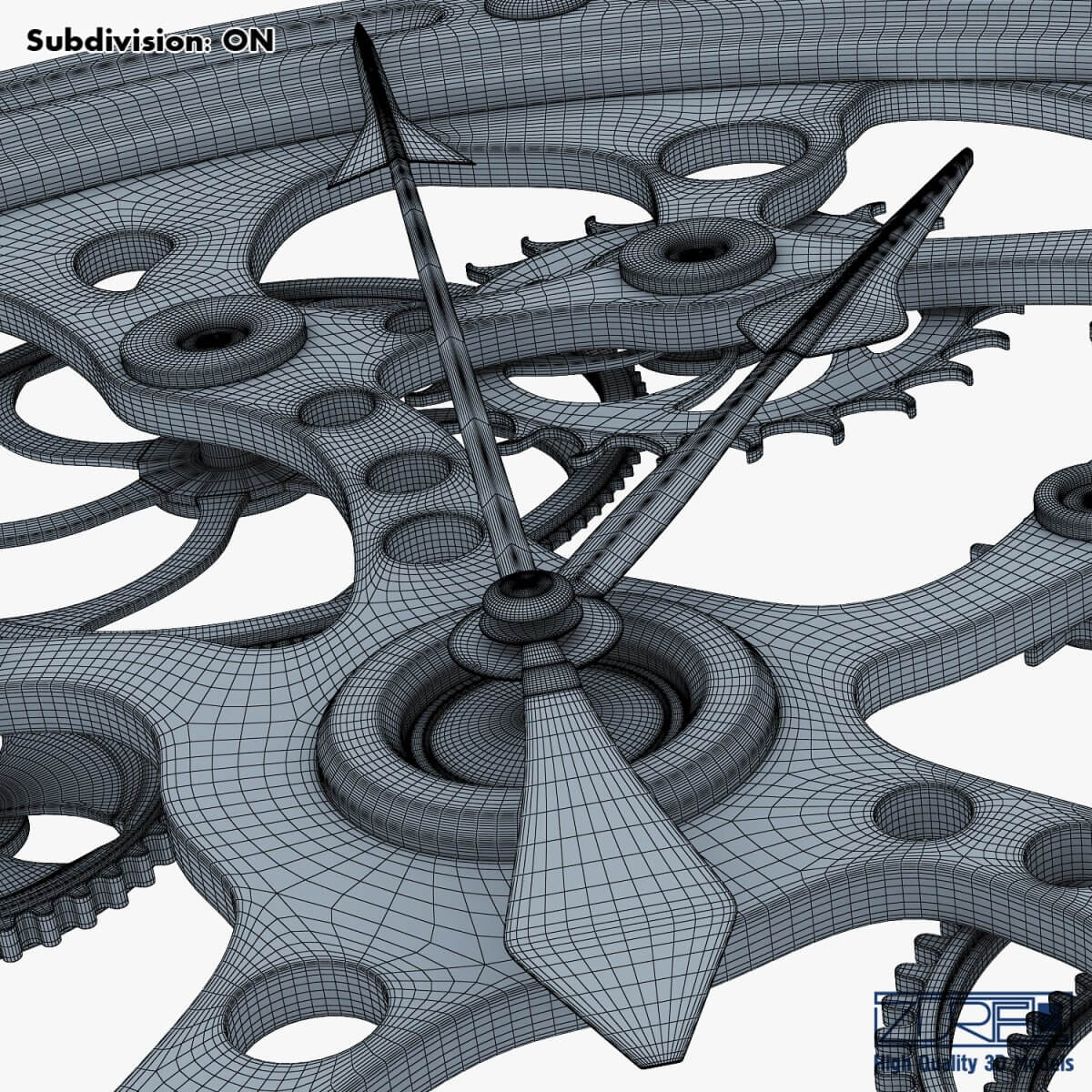 Clock Mechanism V 1 - 3D Model by Zurel
