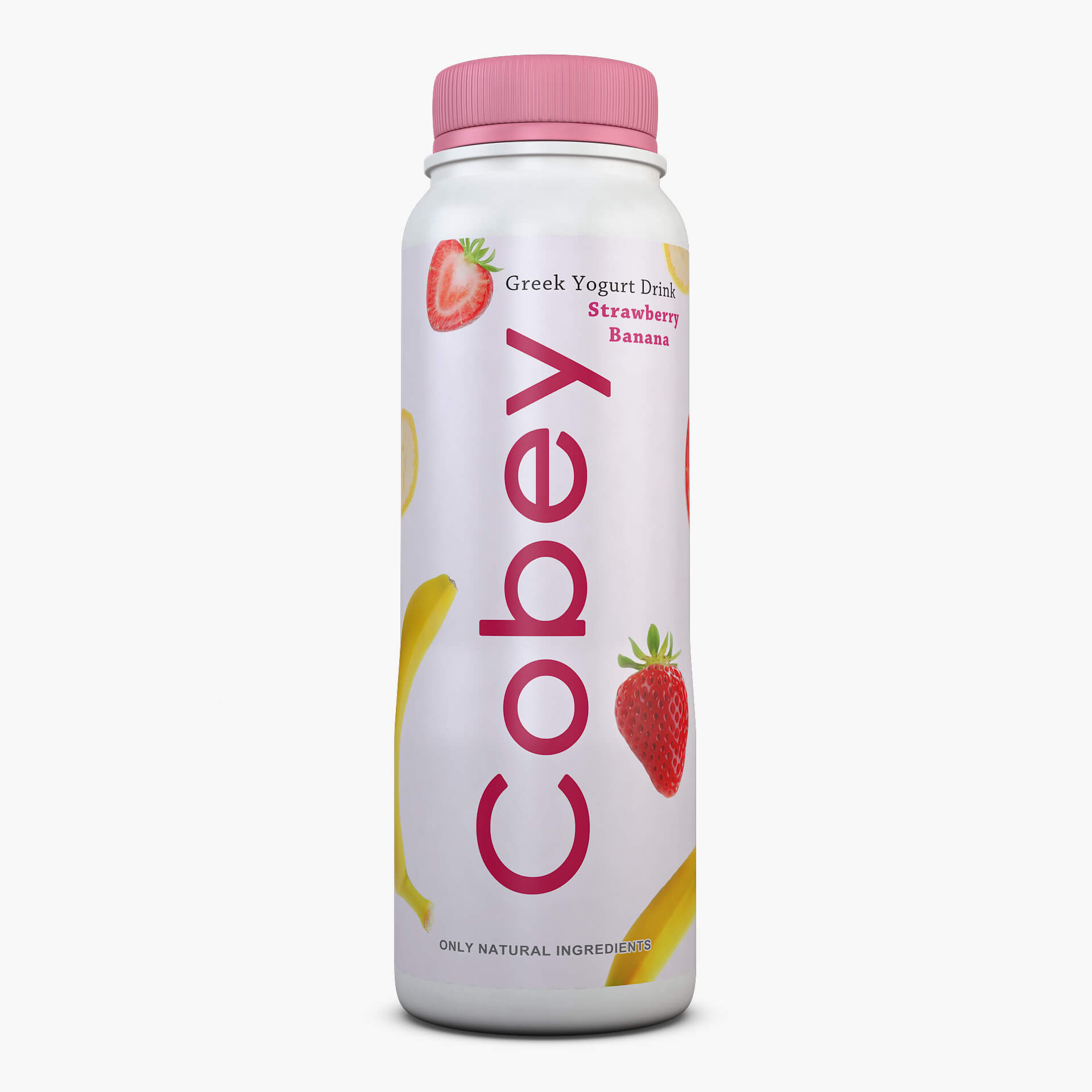 Cobey Yogurt Bottle 350ml Simple M 1 - 3D Model by Zurel