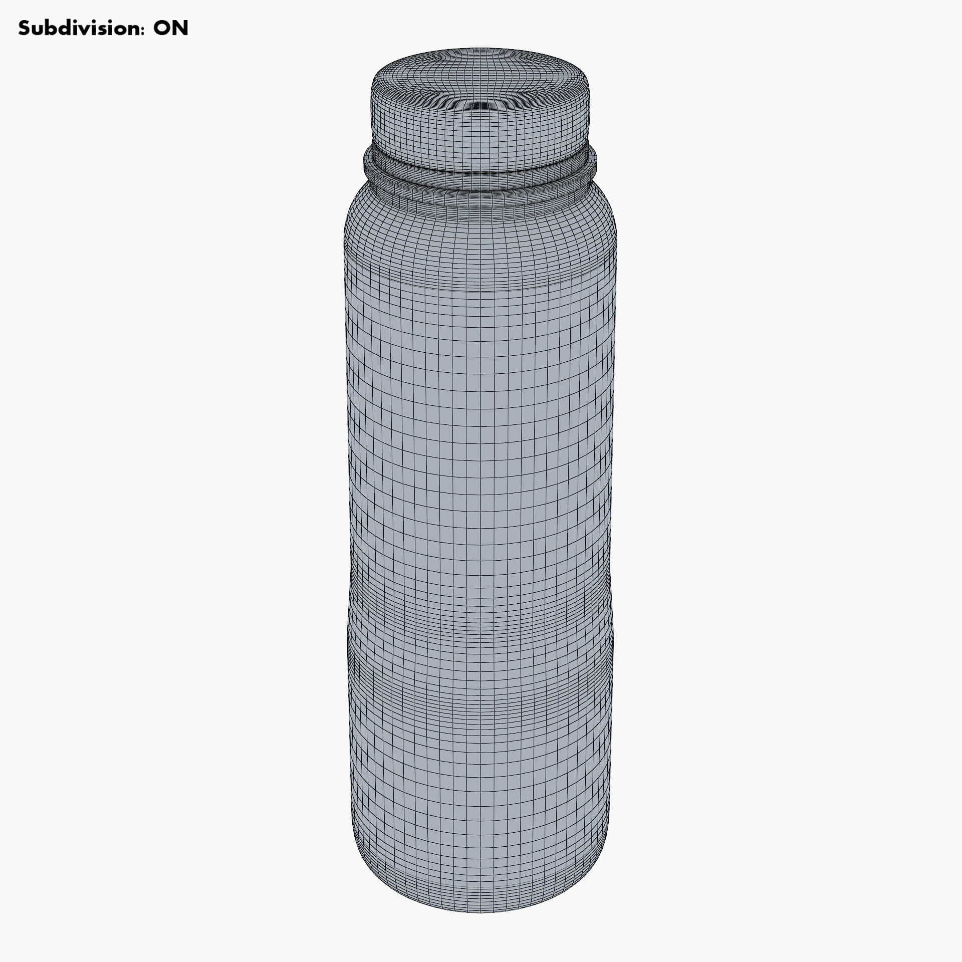 Cobey Yogurt Bottle 350ml Simple M 1 - 3D Model by Zurel