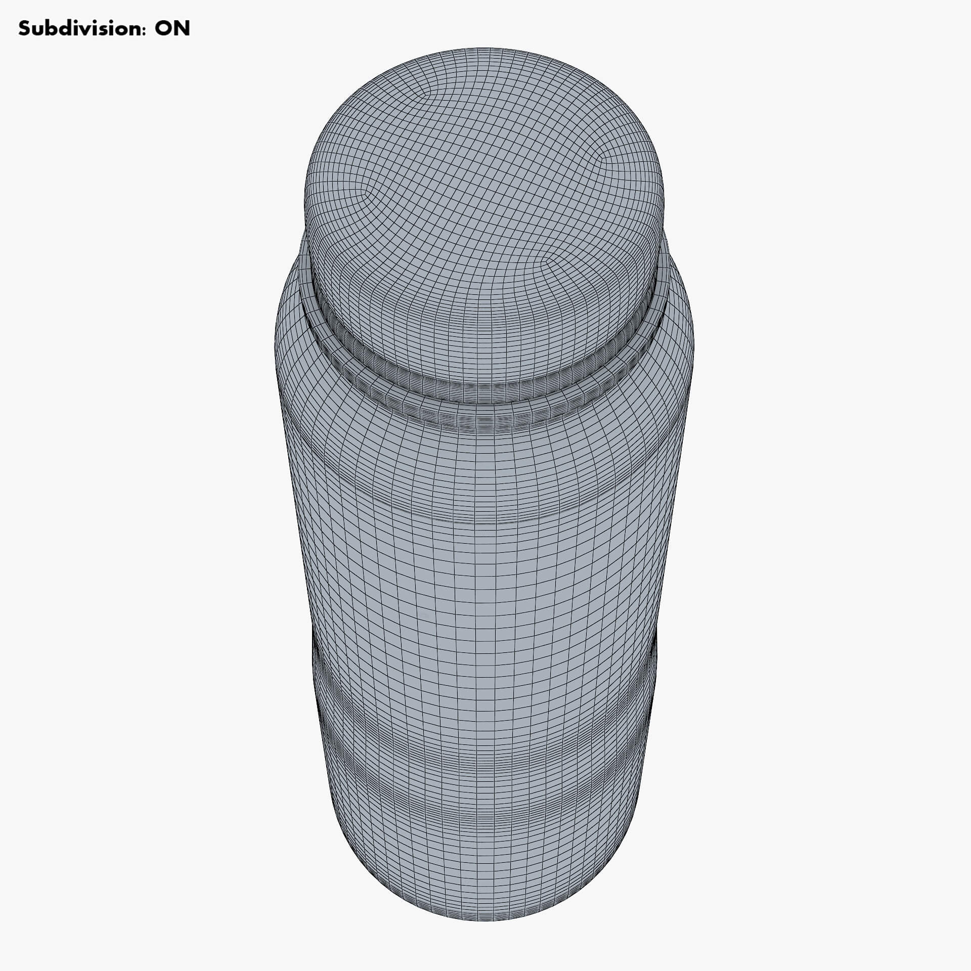 Cobey Yogurt Bottle 350ml Simple M 1 - 3D Model by Zurel