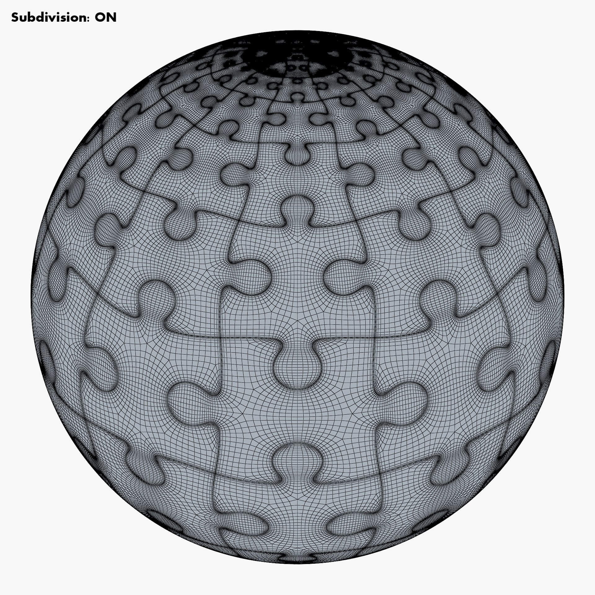 Colored Sphere Puzzle V 1 - 3D Model by Zurel