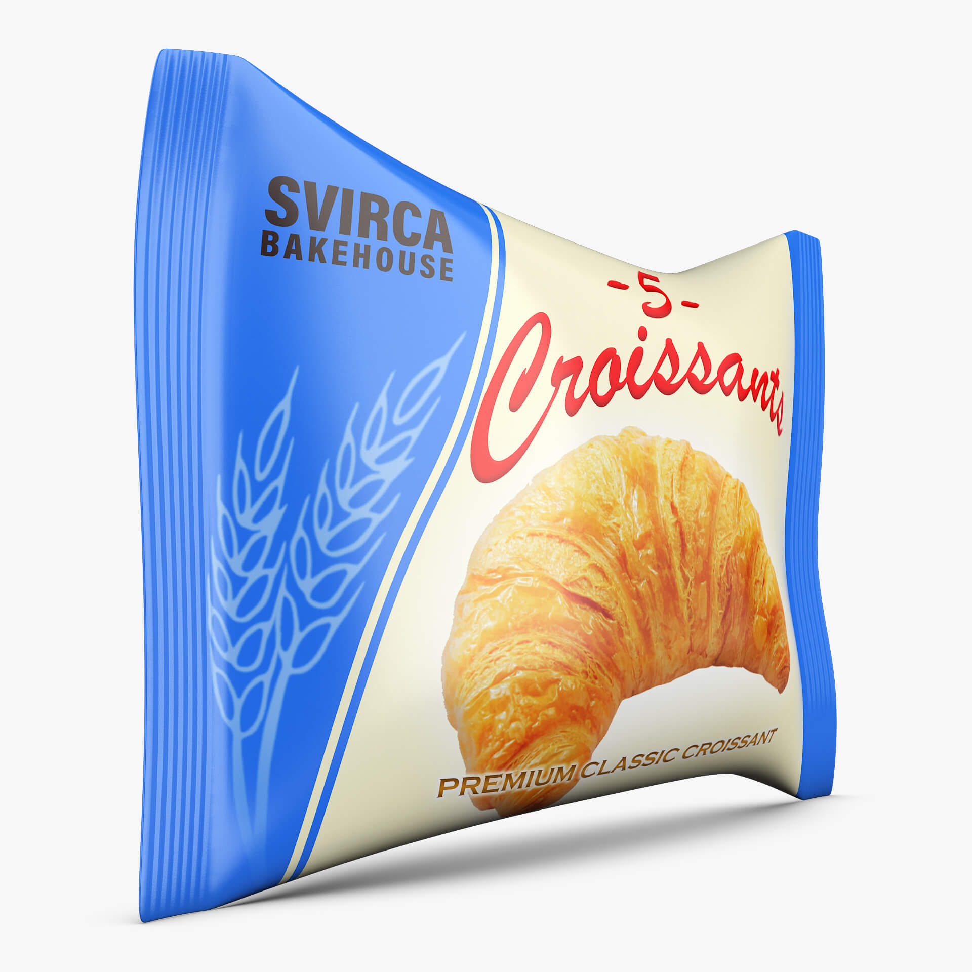 Croissant Packaging Svirca Simple M 1 - 3D Model by Zurel