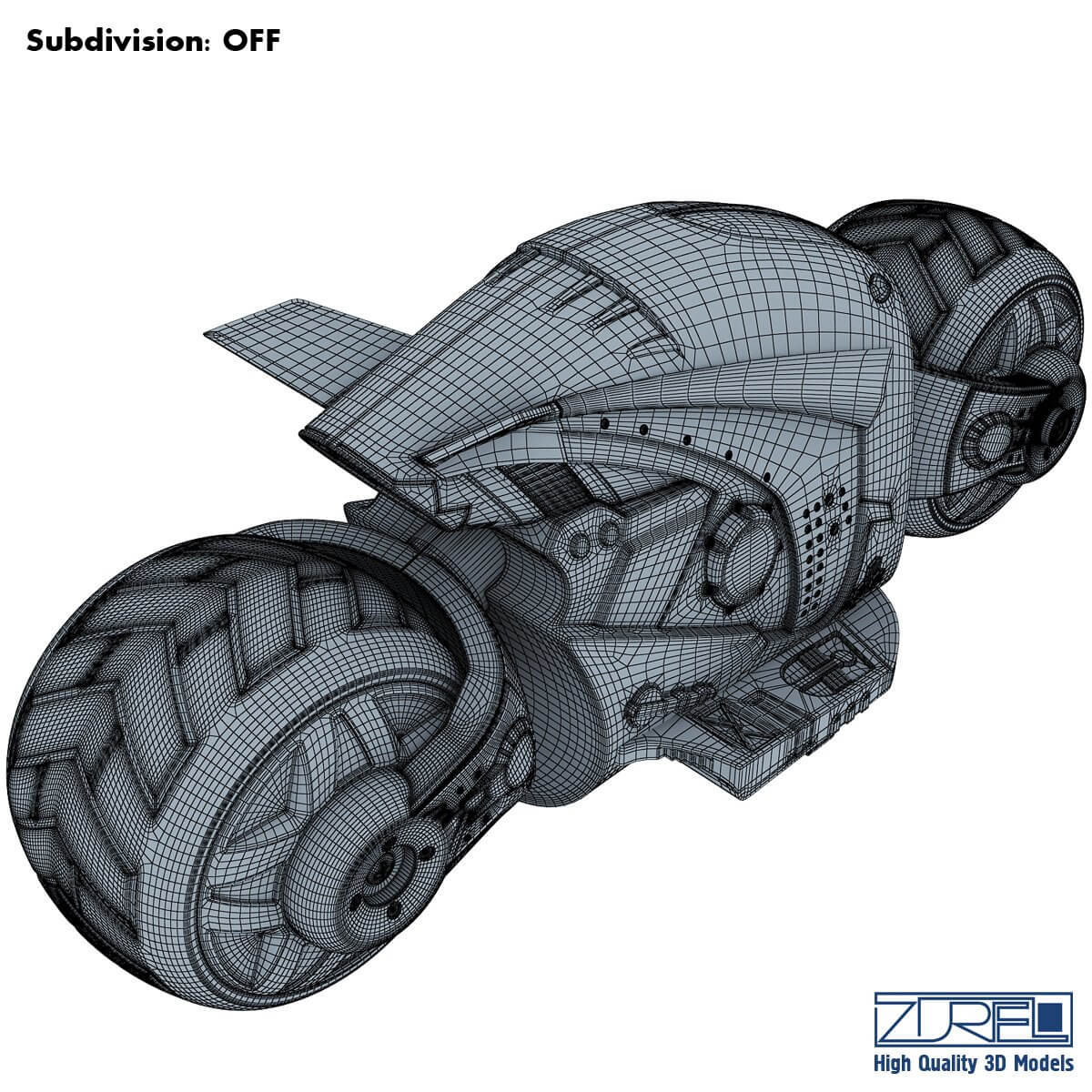 Cyber Cycle - 3D Model by Zurel