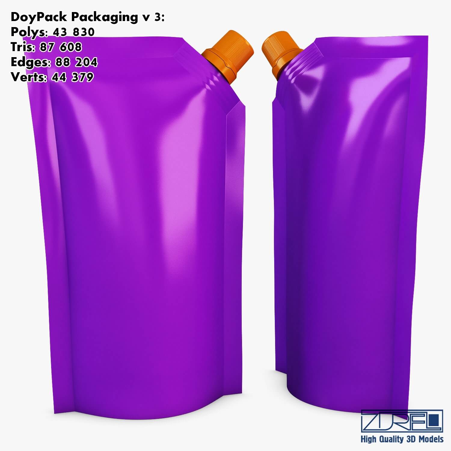 DoyPack Packaging Collection Volume 1 - 3D Model by Zurel