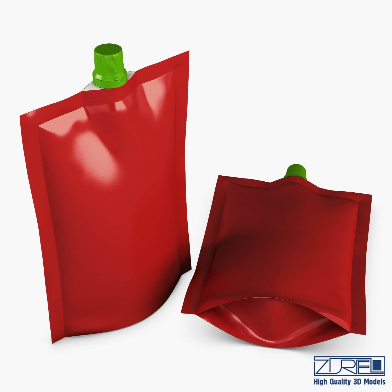 DoyPack Packaging V 1 - 3D Model by Zurel