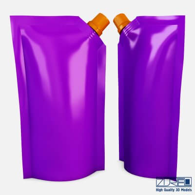DoyPack Packaging V 3 - 3D Model by Zurel