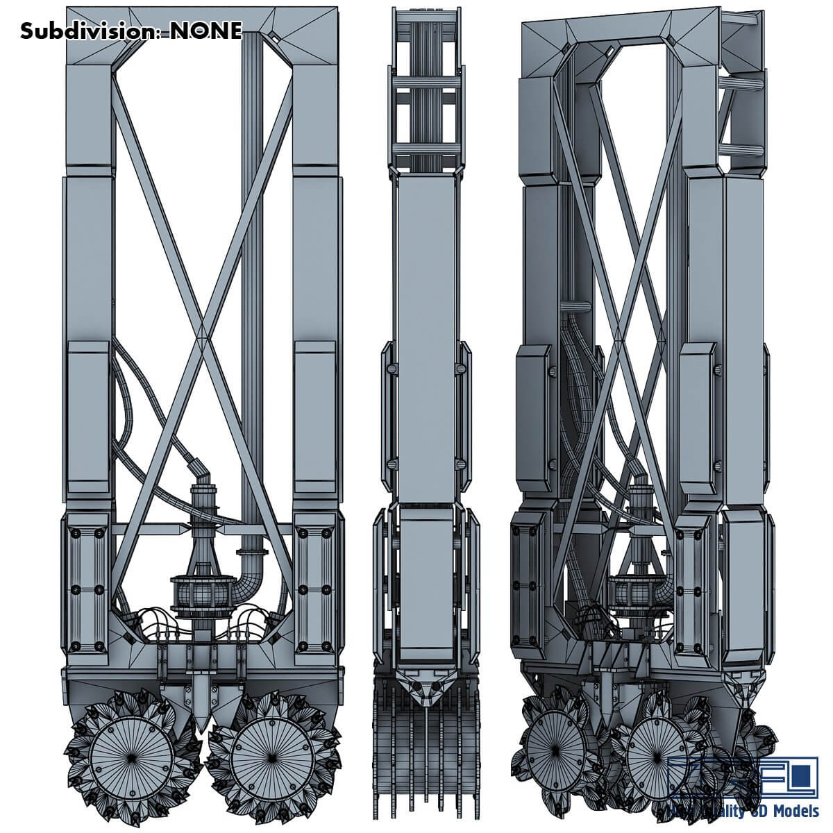 Drilling Rig - 3D Model by Zurel