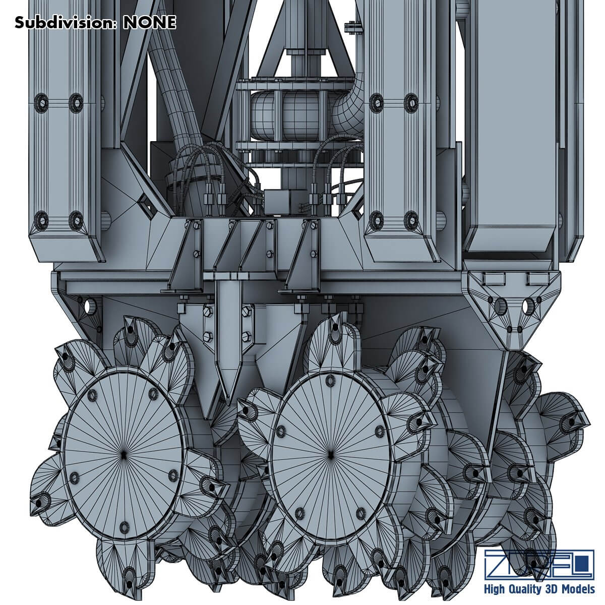 Drilling Rig - 3D Model by Zurel