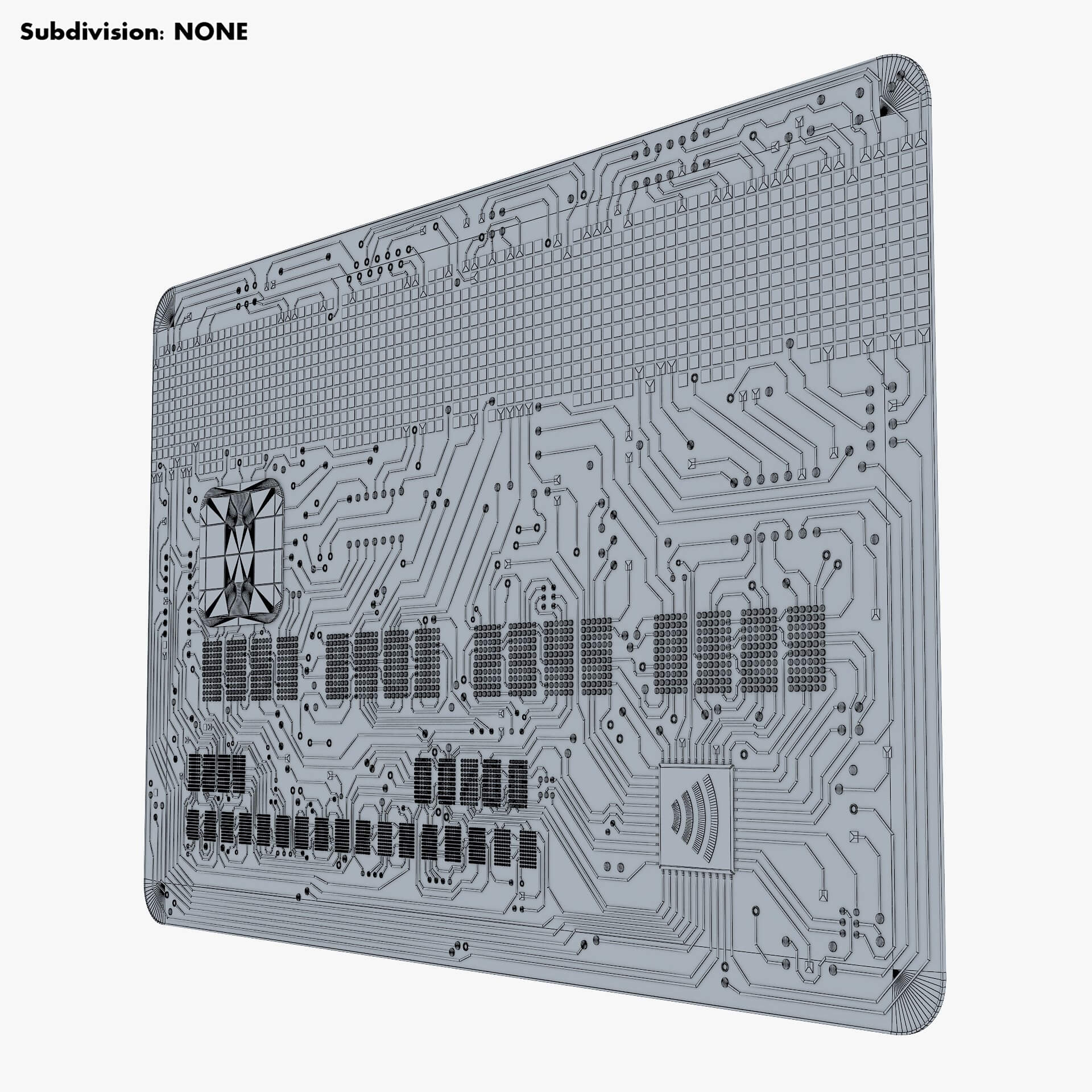 Electronic Circuit Bank Card V 2 - 3D Model by Zurel