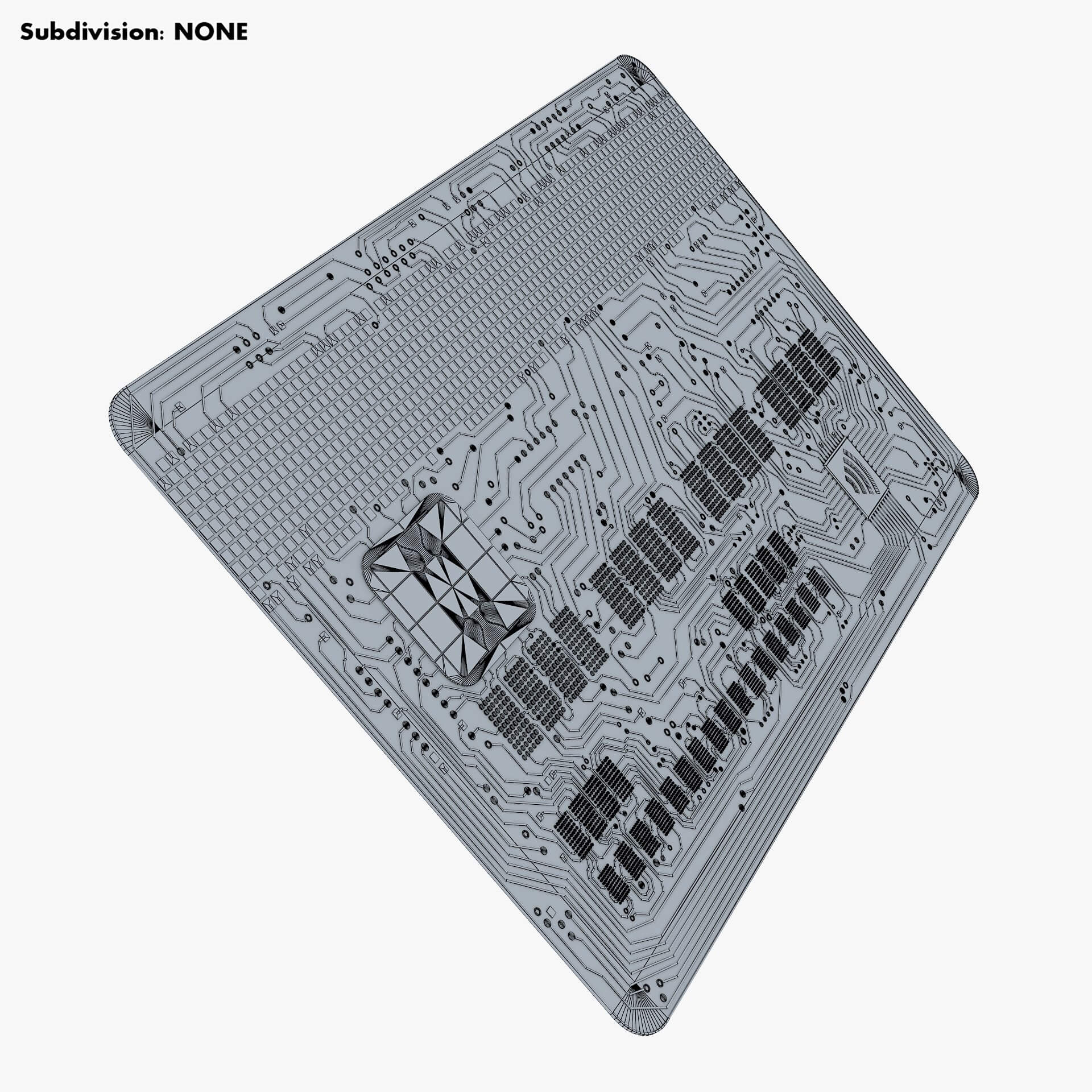 Electronic Circuit Bank Card V 2 - 3D Model by Zurel