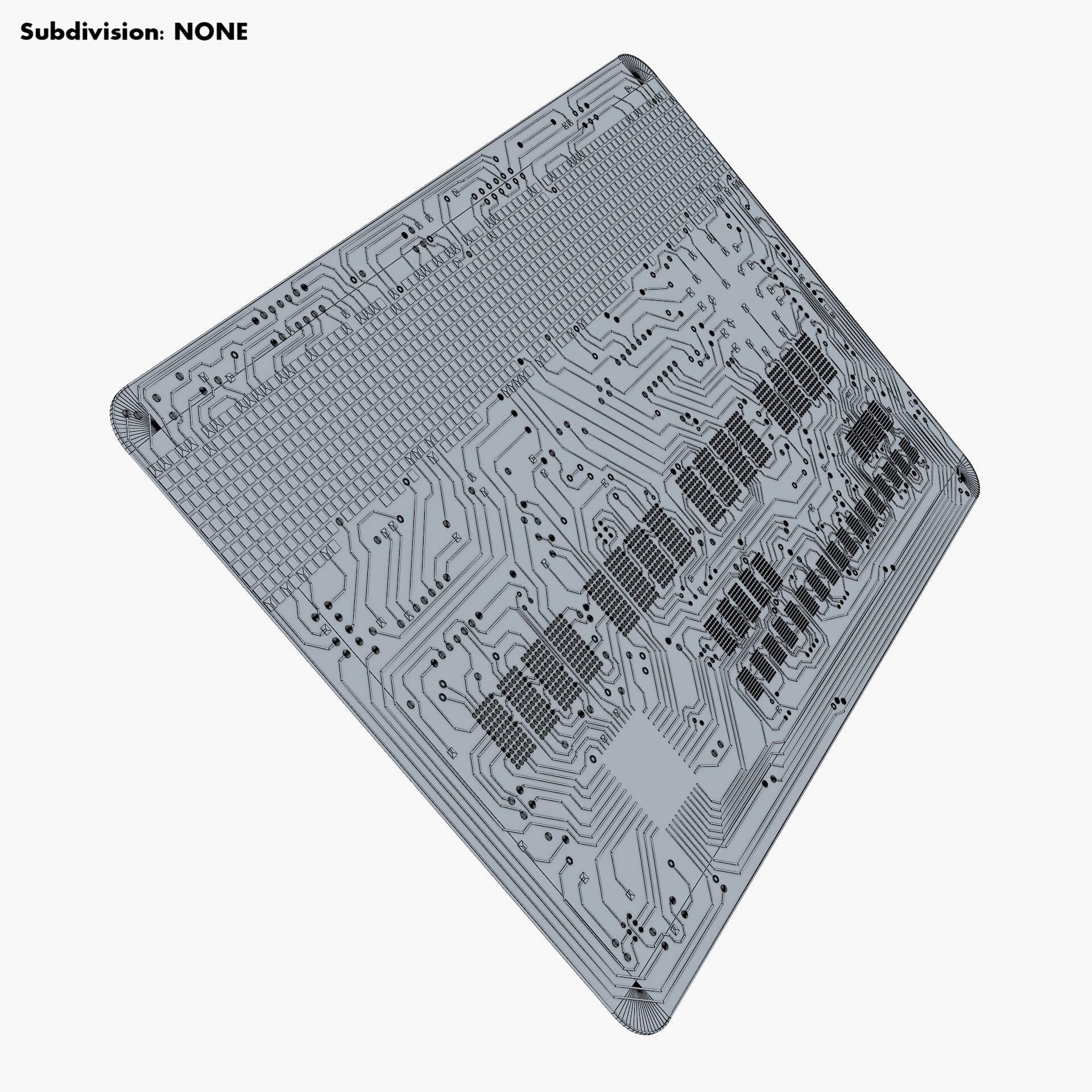 Electronic Circuit Bank Card V 2 - 3D Model by Zurel