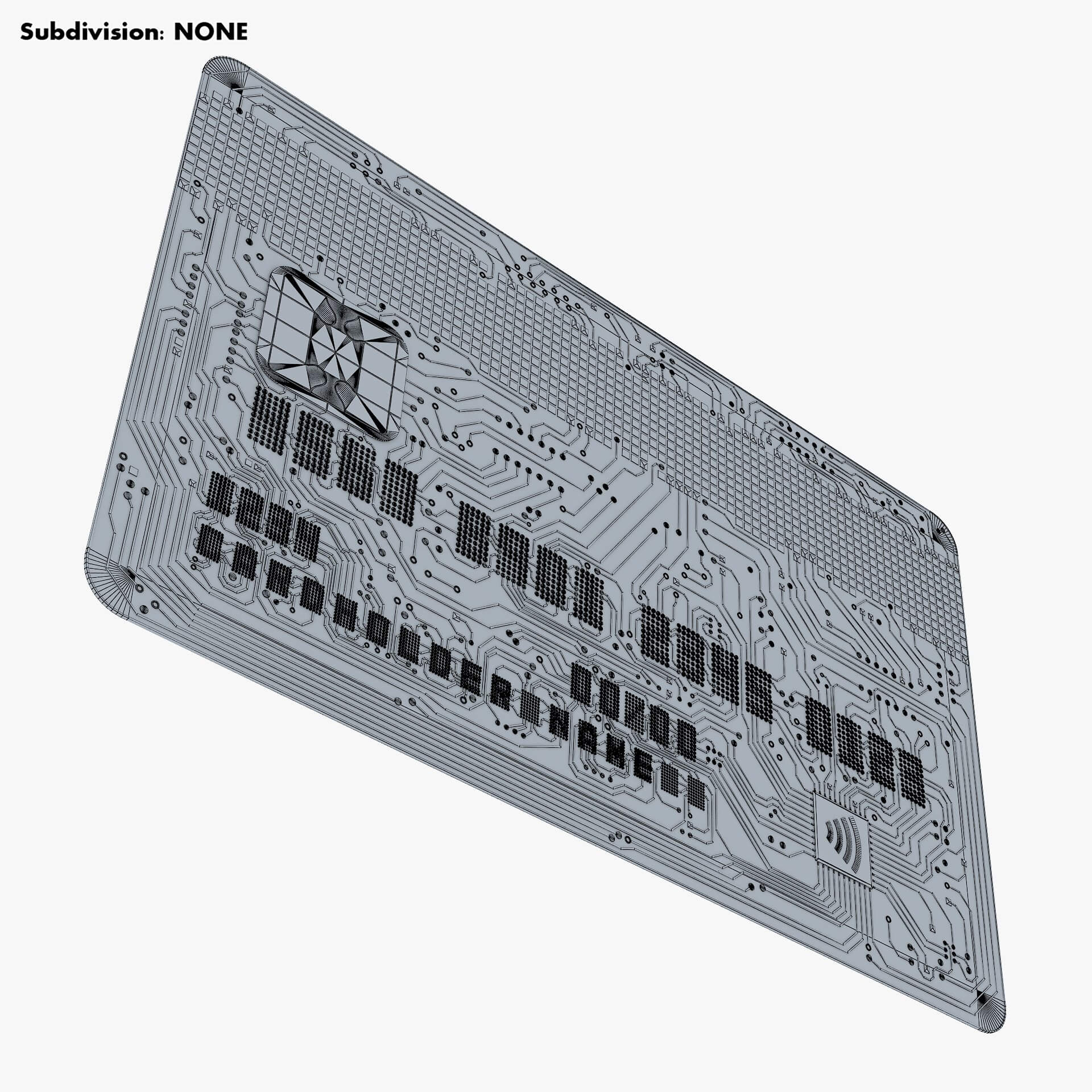 Electronic Circuit Bank Card V 2 - 3D Model by Zurel