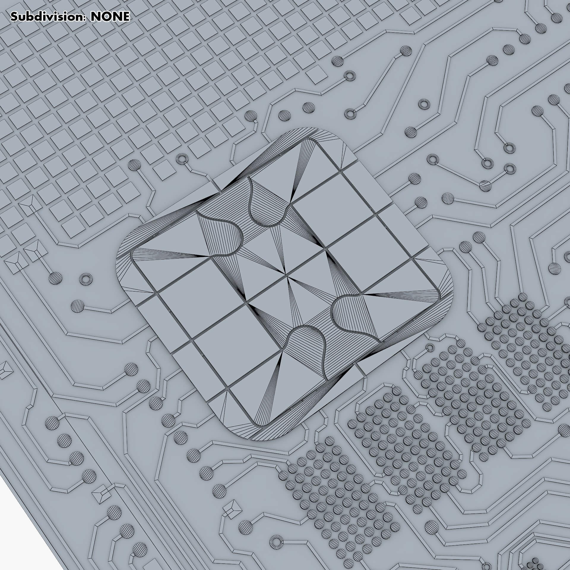 Electronic Circuit Bank Card V 2 - 3D Model by Zurel