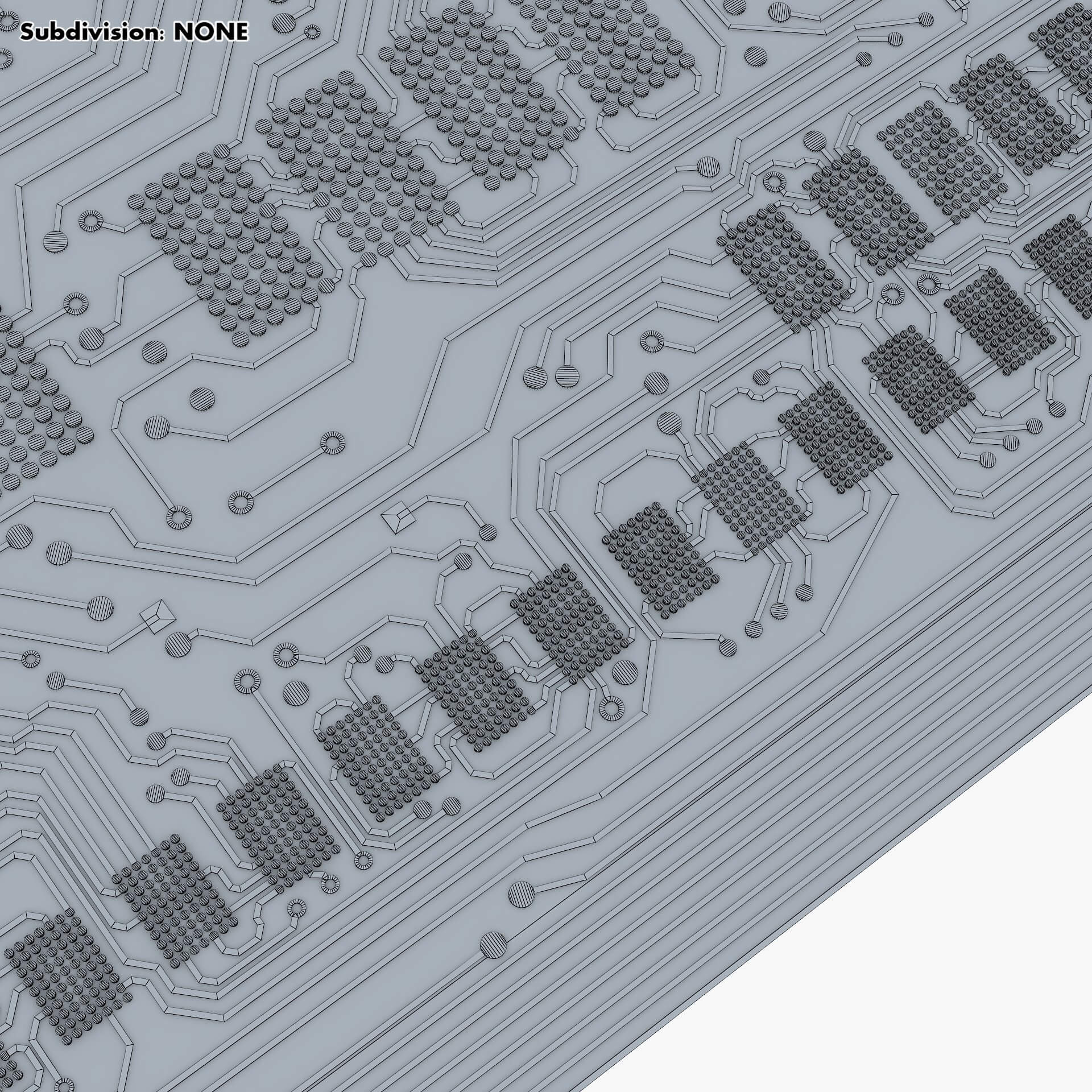 Electronic Circuit Bank Card V 2 - 3D Model by Zurel