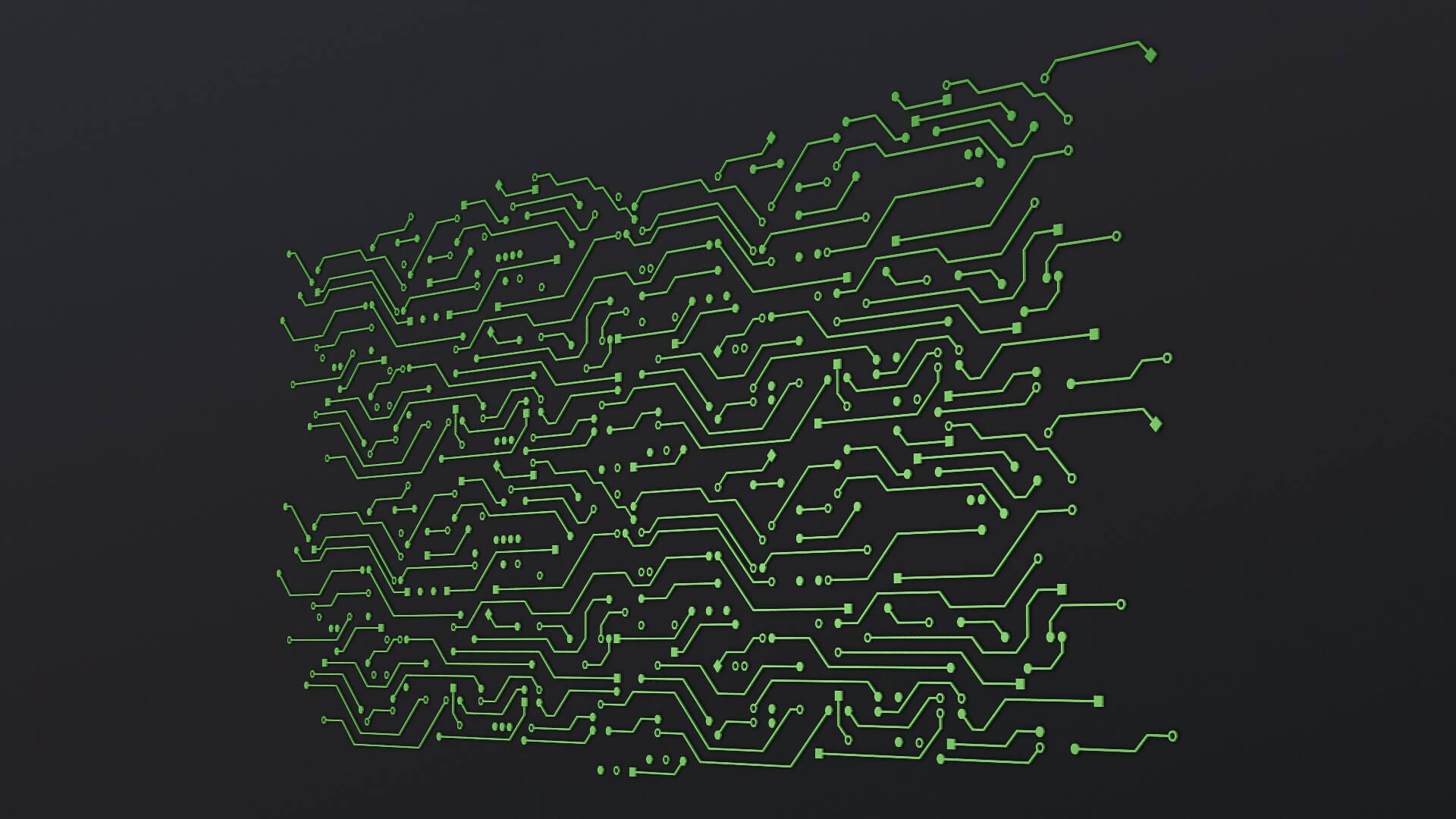 Electronic Circuit Board Pattern M 1 - 3D Model by Zurel