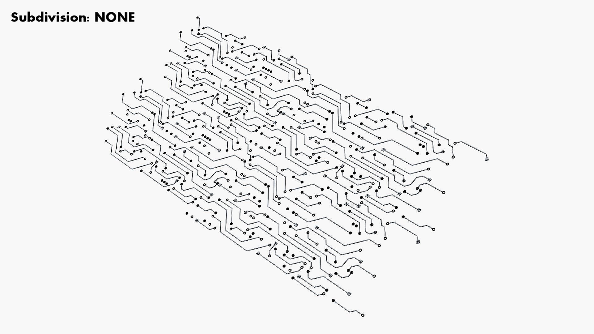 Electronic Circuit Board Pattern M 1 - 3D Model by Zurel