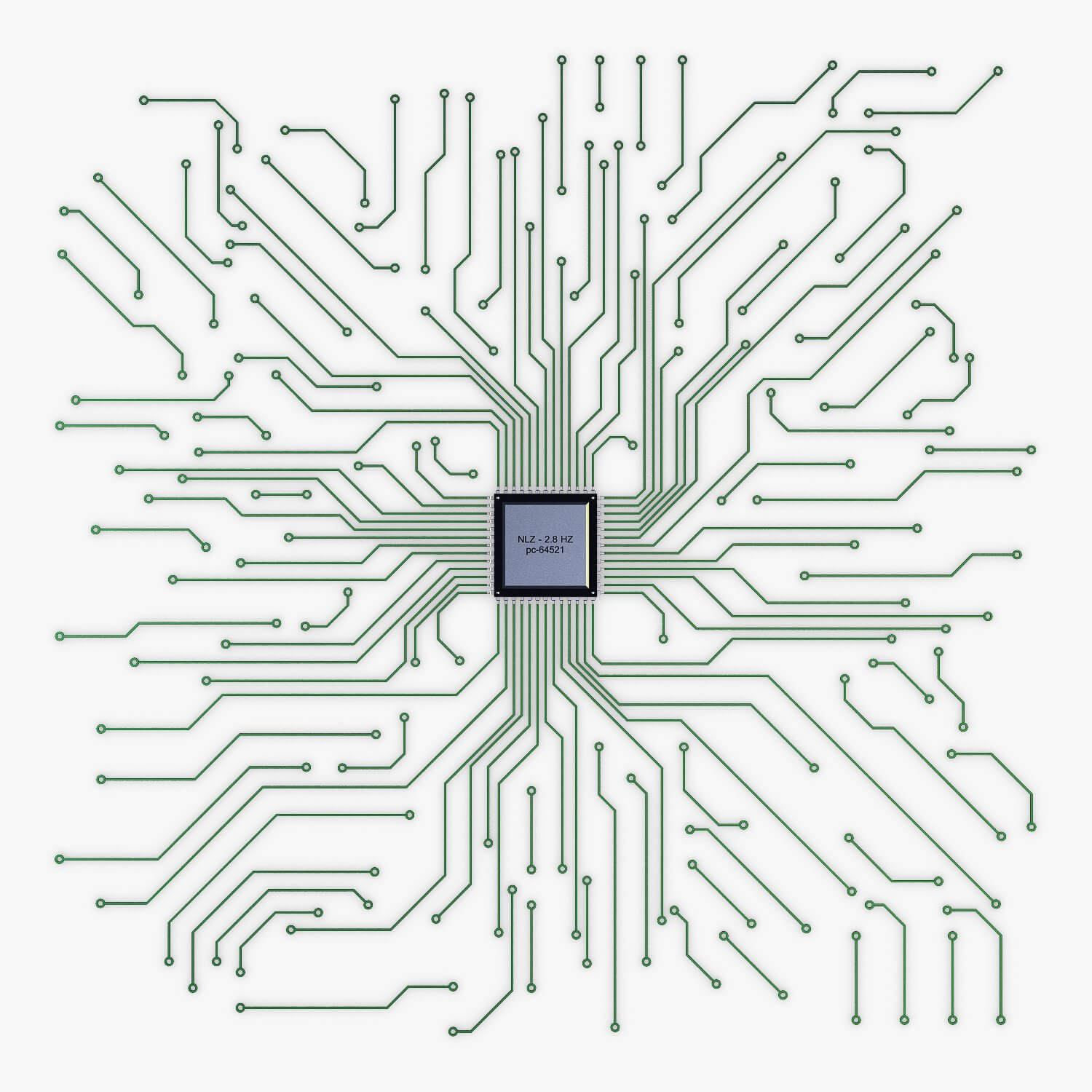Electronic Circuit V 3 - 3D Model by Zurel