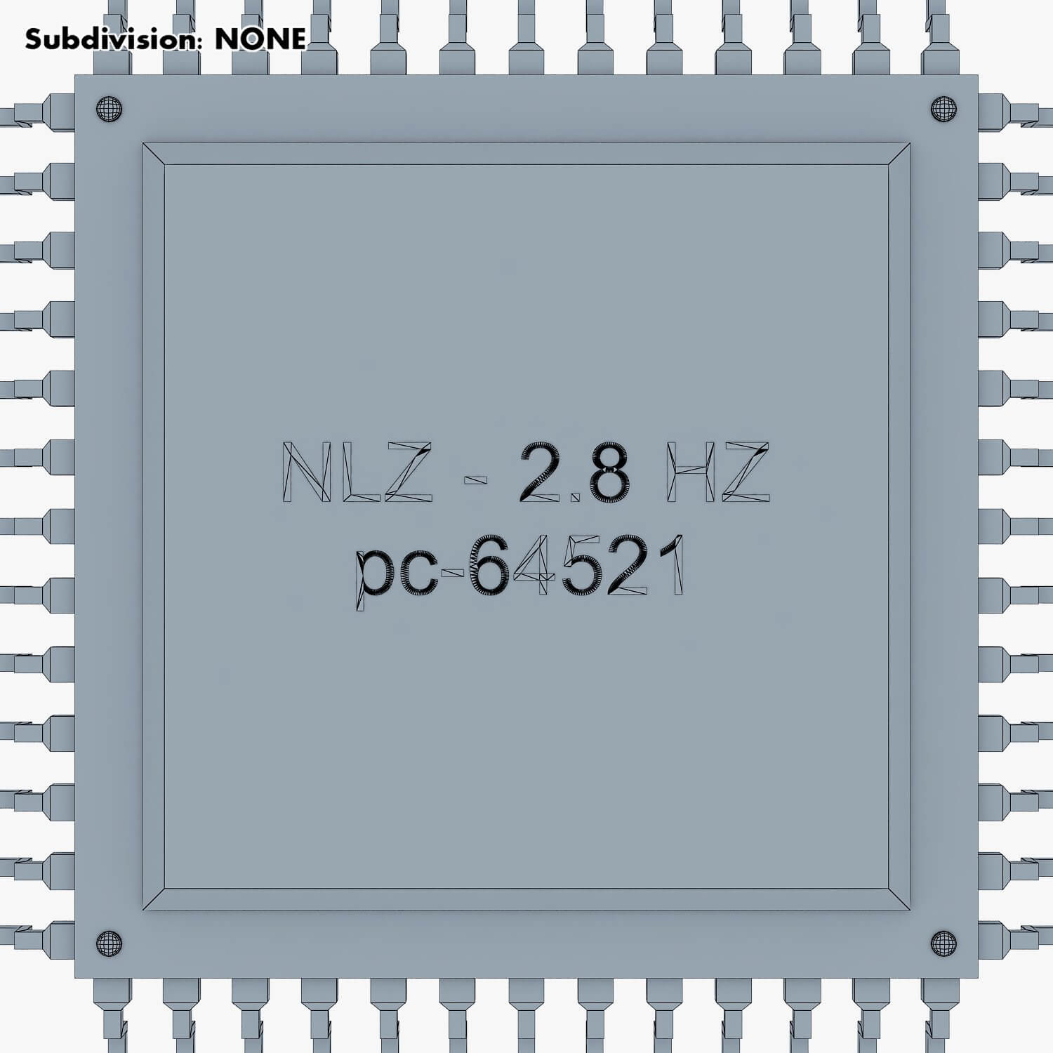 Electronic Circuit V 3 - 3D Model by Zurel