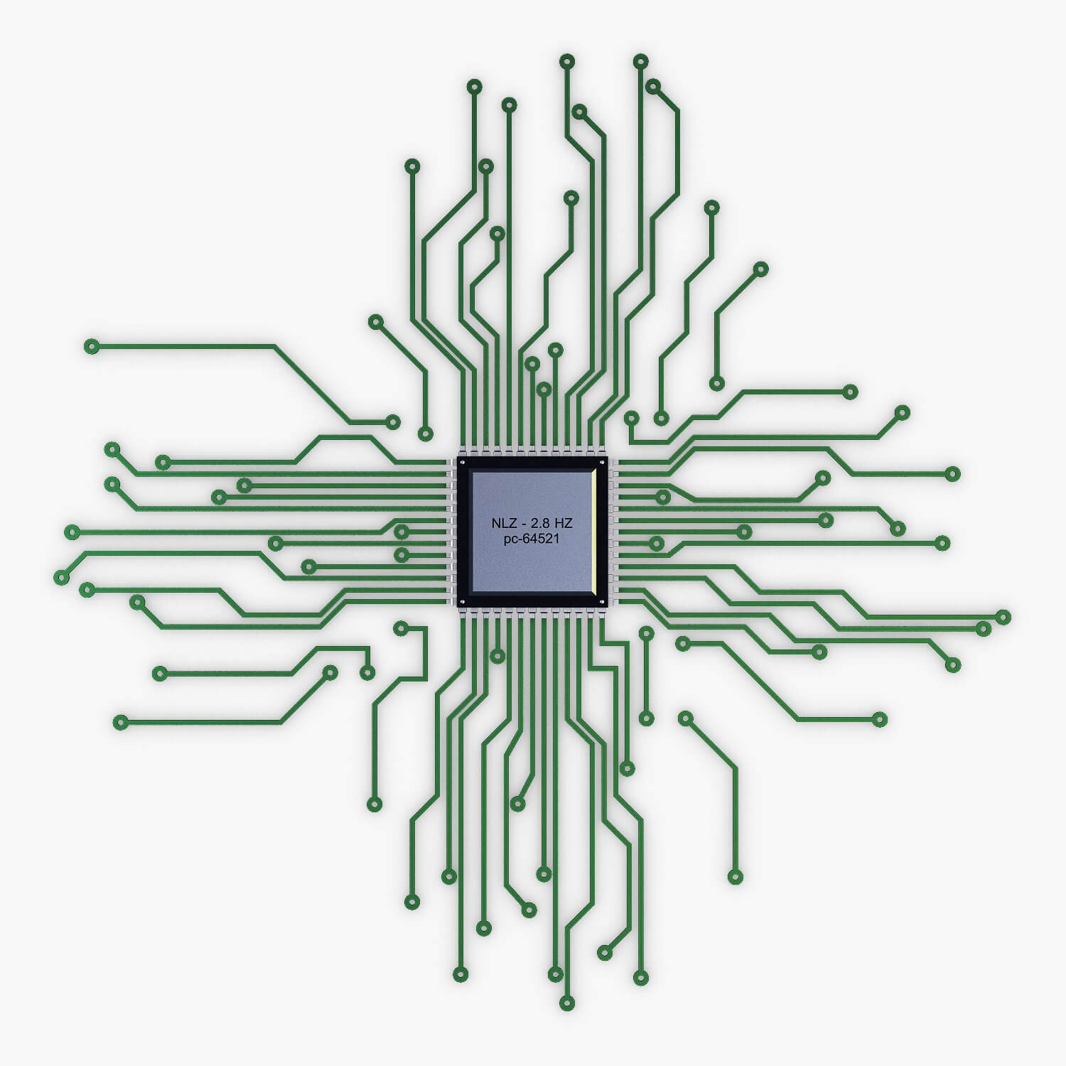 Electronic Circuit V 4 - 3D Model by Zurel