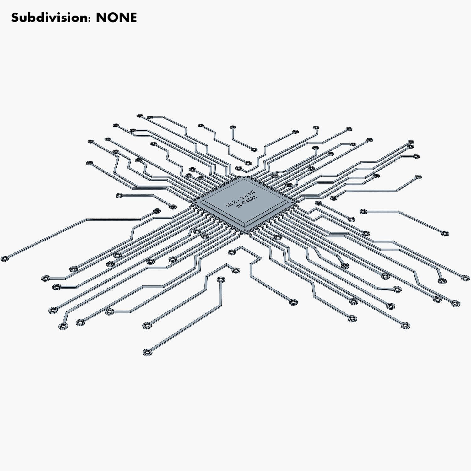 Electronic Circuit V 4 - 3D Model by Zurel