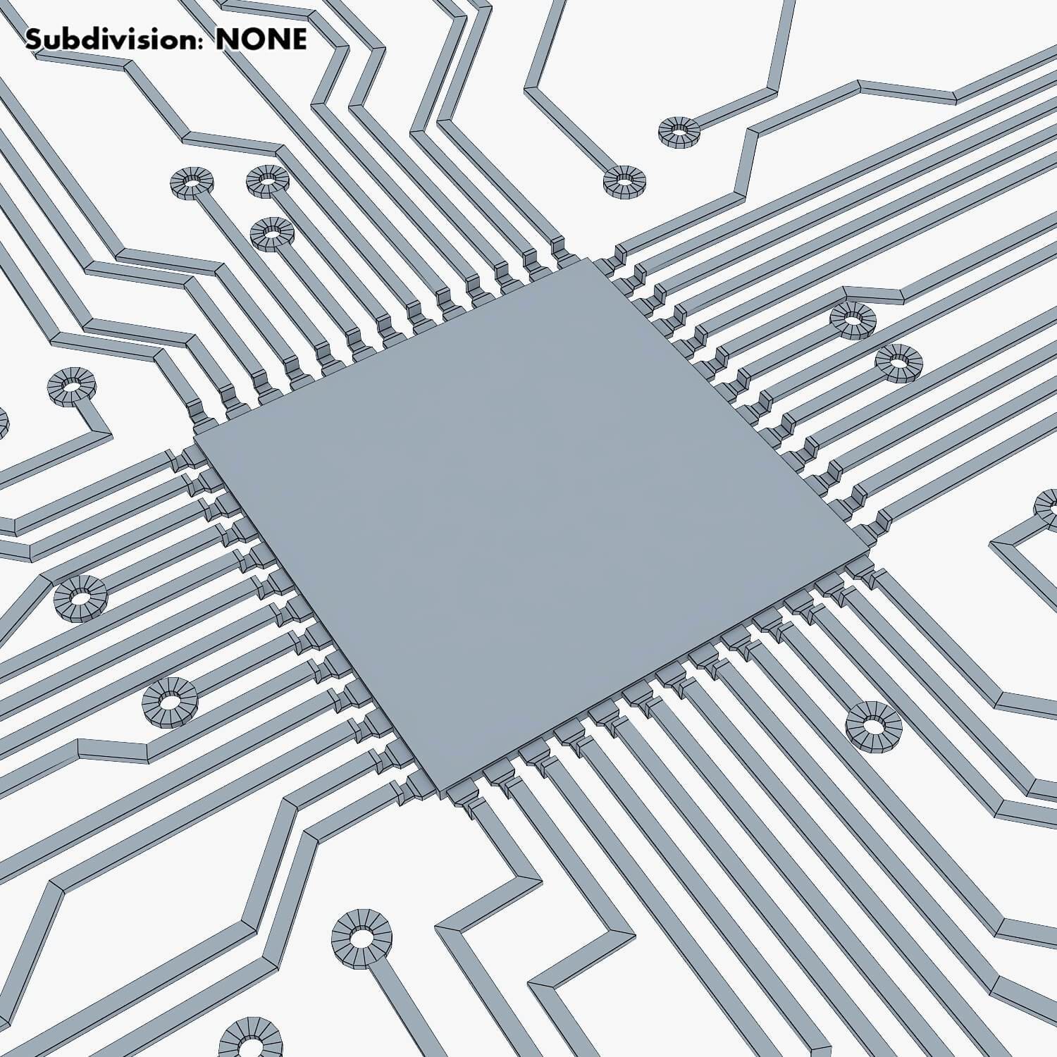 Electronic Circuit V 4 - 3D Model by Zurel