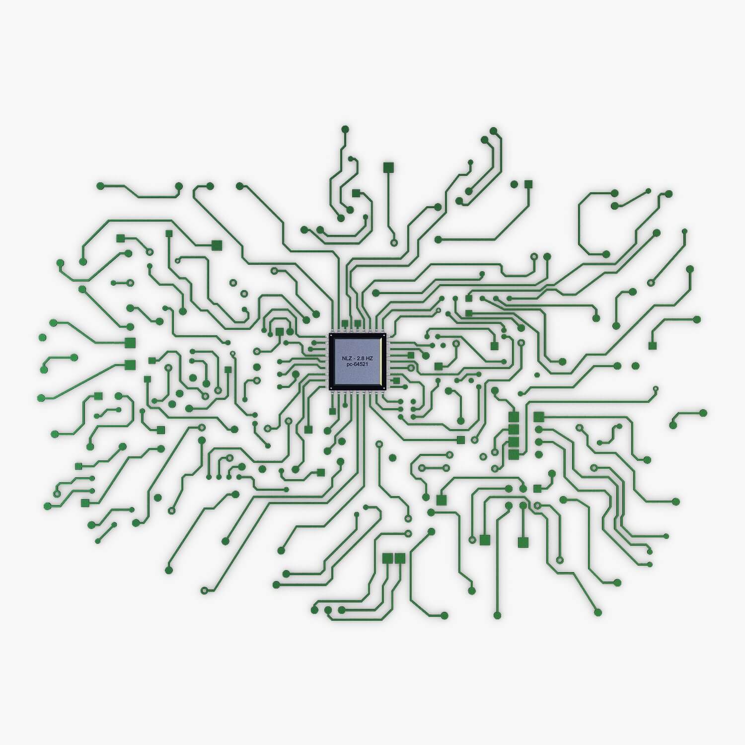 Electronic Circuit V 5 - 3D Model by Zurel