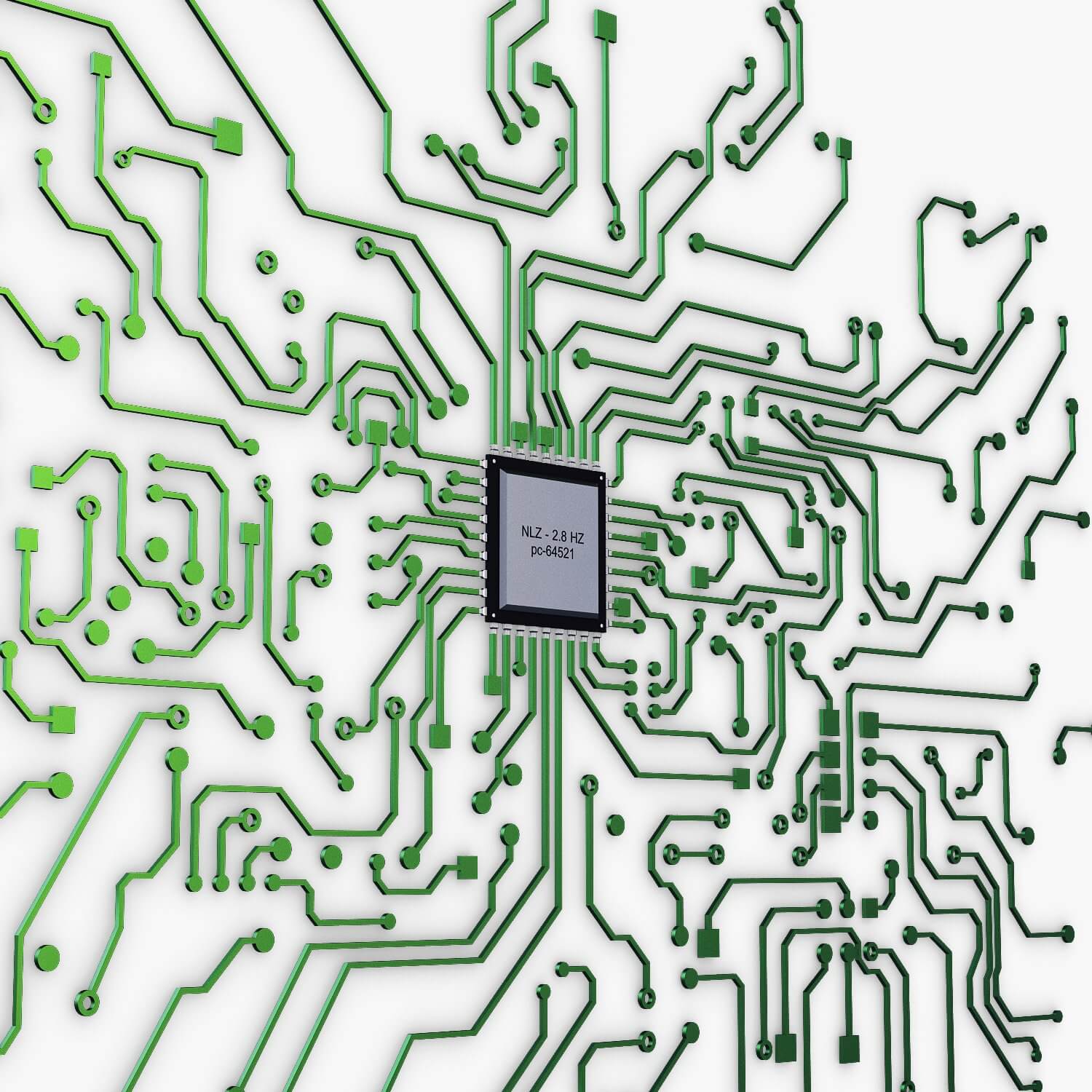 Electronic Circuit V 5 - 3D Model by Zurel