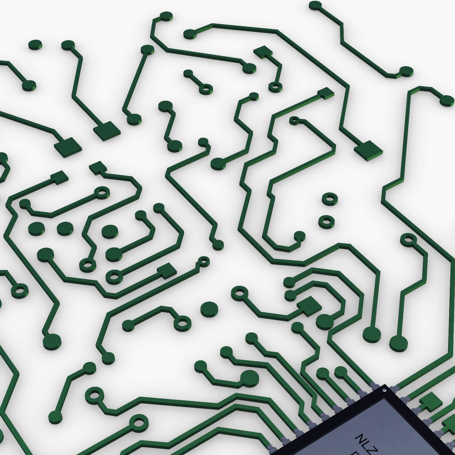 Electronic Circuit V 5 - 3D Model by Zurel