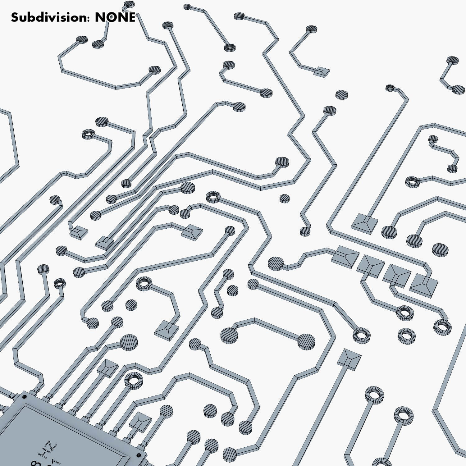 Electronic Circuit V 5 - 3D Model by Zurel