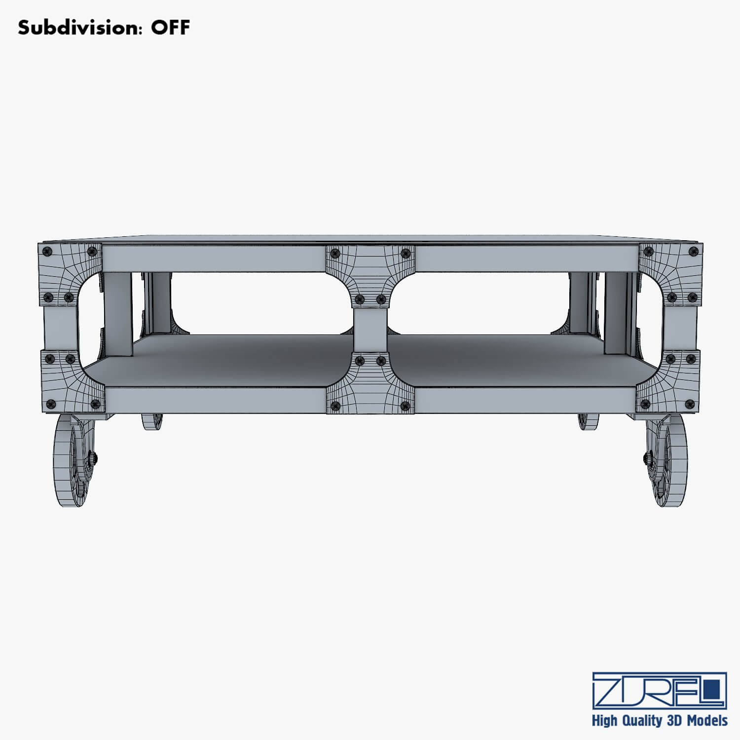 Esprit Loft Coffee Table - 3D Model by Zurel