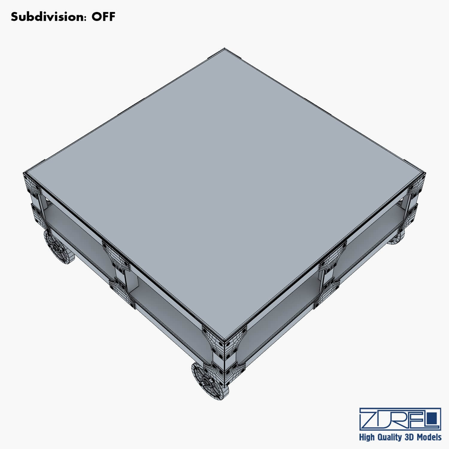 Esprit Loft Coffee Table - 3D Model by Zurel