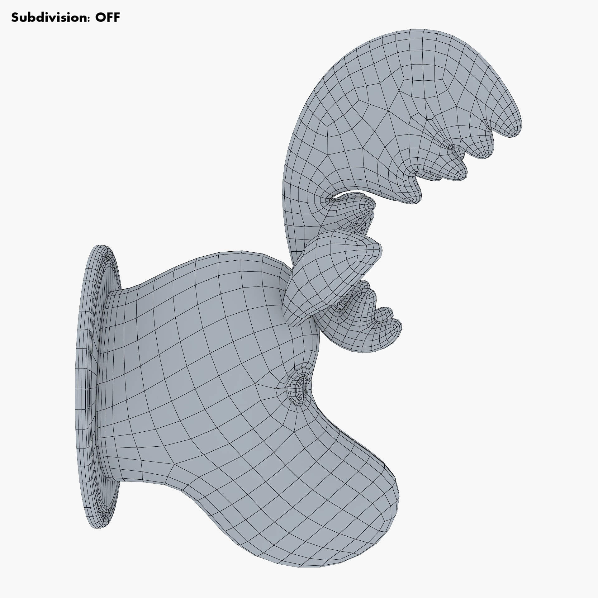 Fabric Moose Head Trophy - 3D Model by Zurel