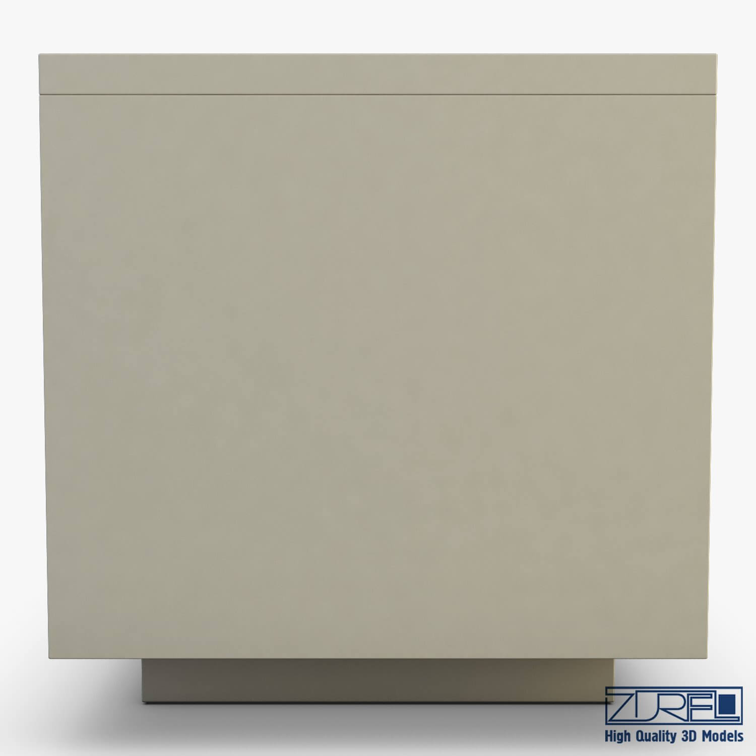 Fendi TV Console Stand - 3D Model by Zurel