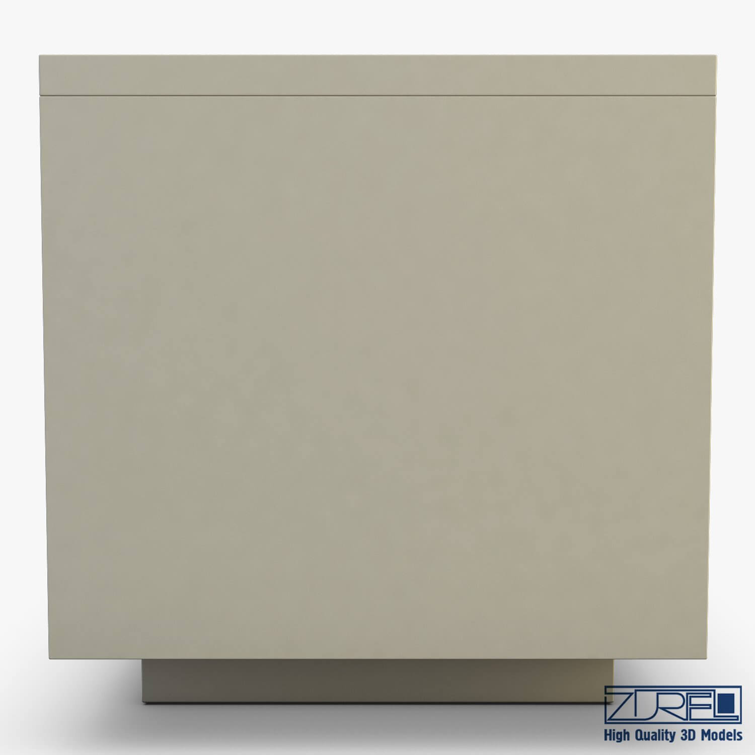 Fendi TV Console Stand - 3D Model by Zurel