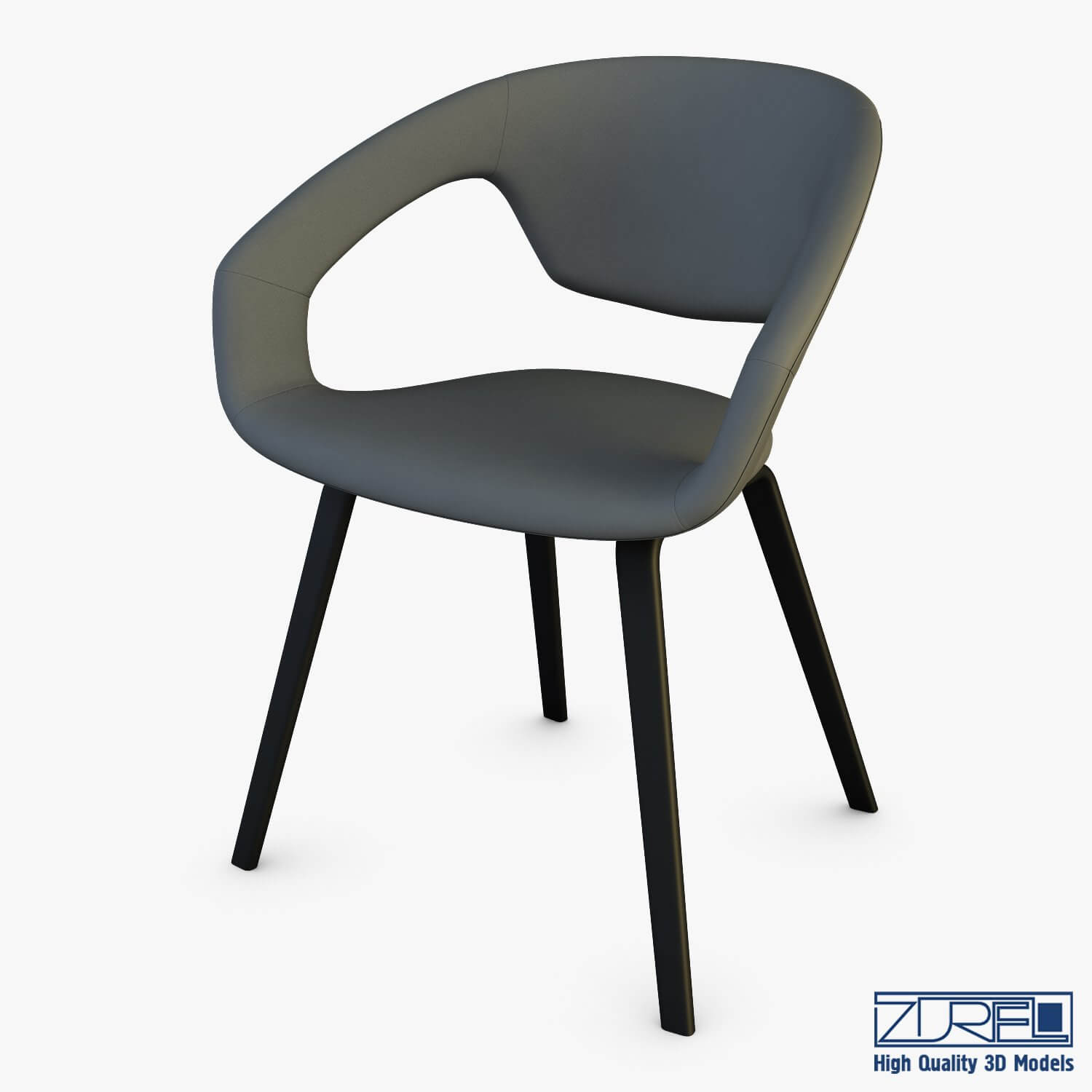 Flex Back Chair - 3D Model by Zurel