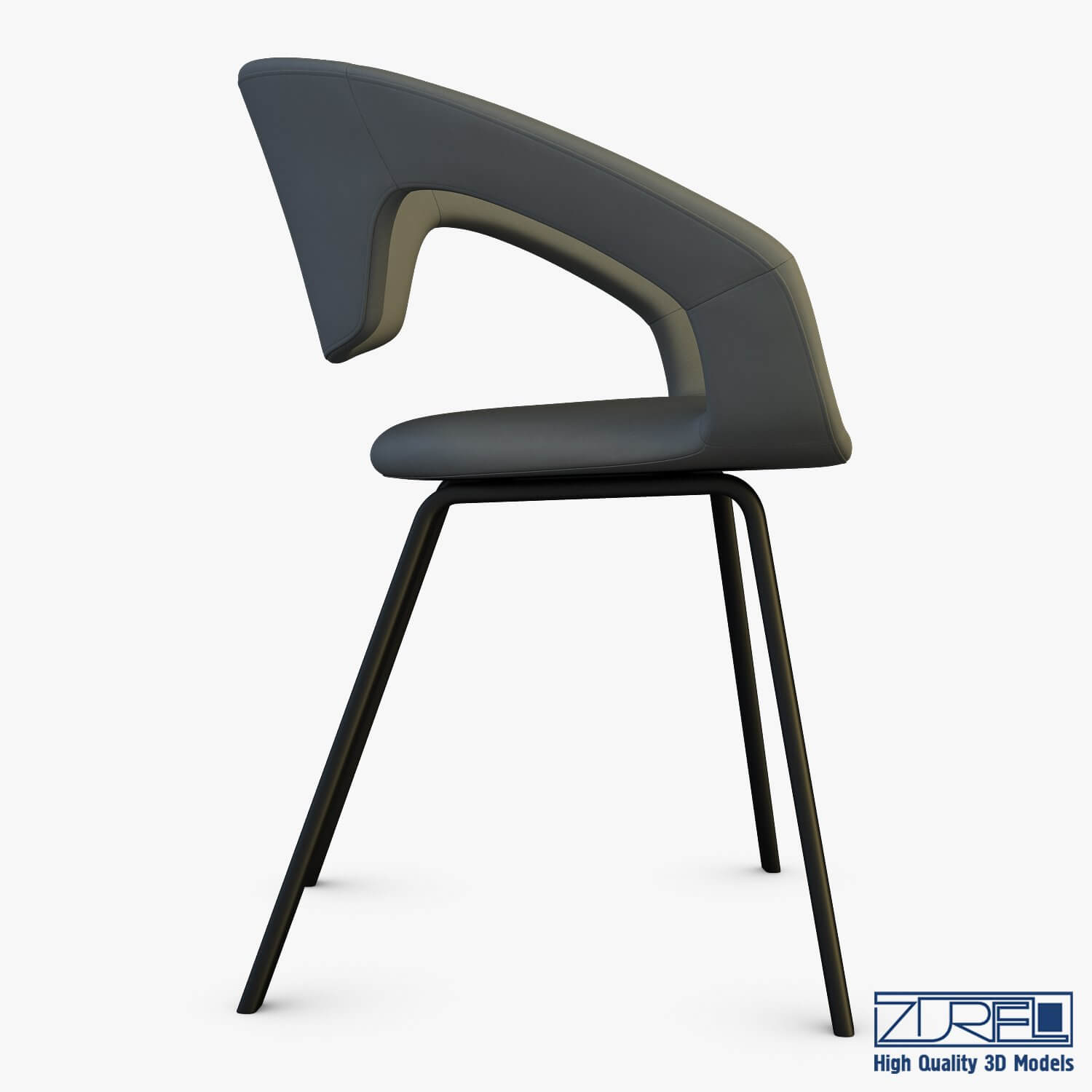 Flex Back Chair - 3D Model by Zurel
